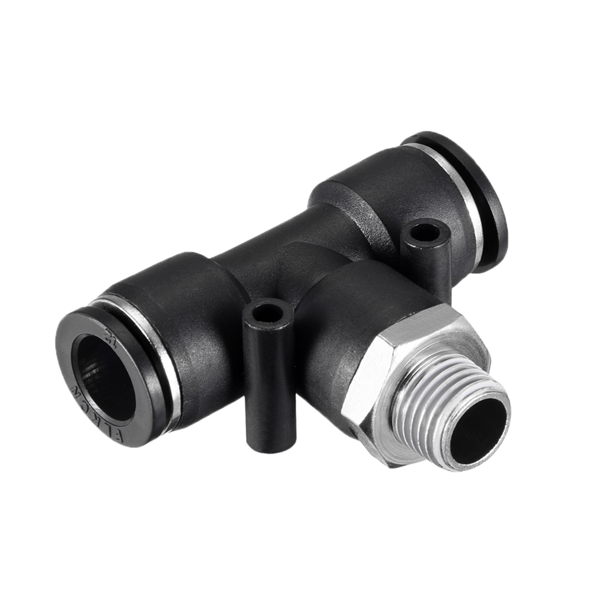 Push To Connect Fittings T Type Thread 15/32" x 1/4" G Male Thread ...