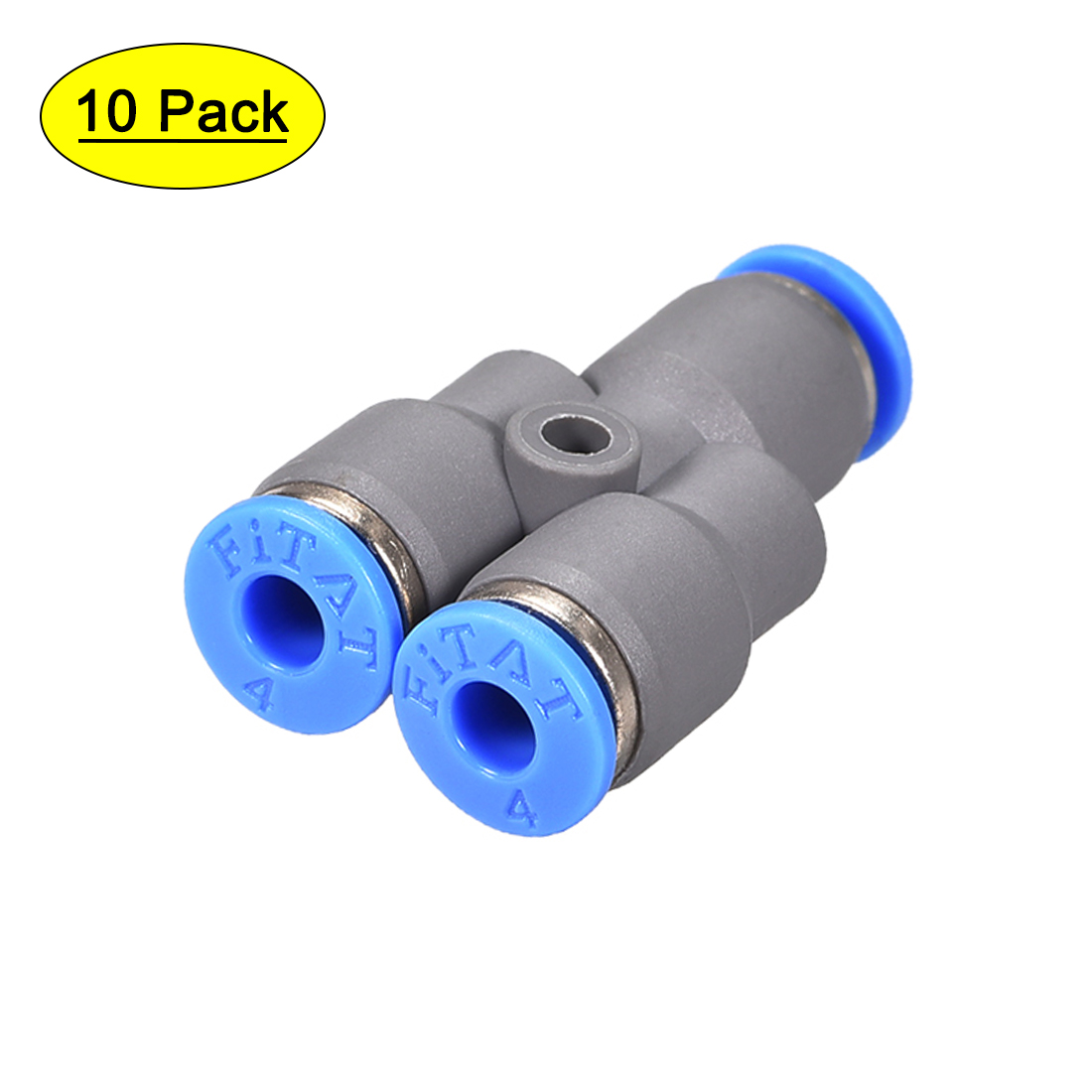 Push To Connect Fittings Y Type Tube Connect 4mm OD Push Lock Grey ...
