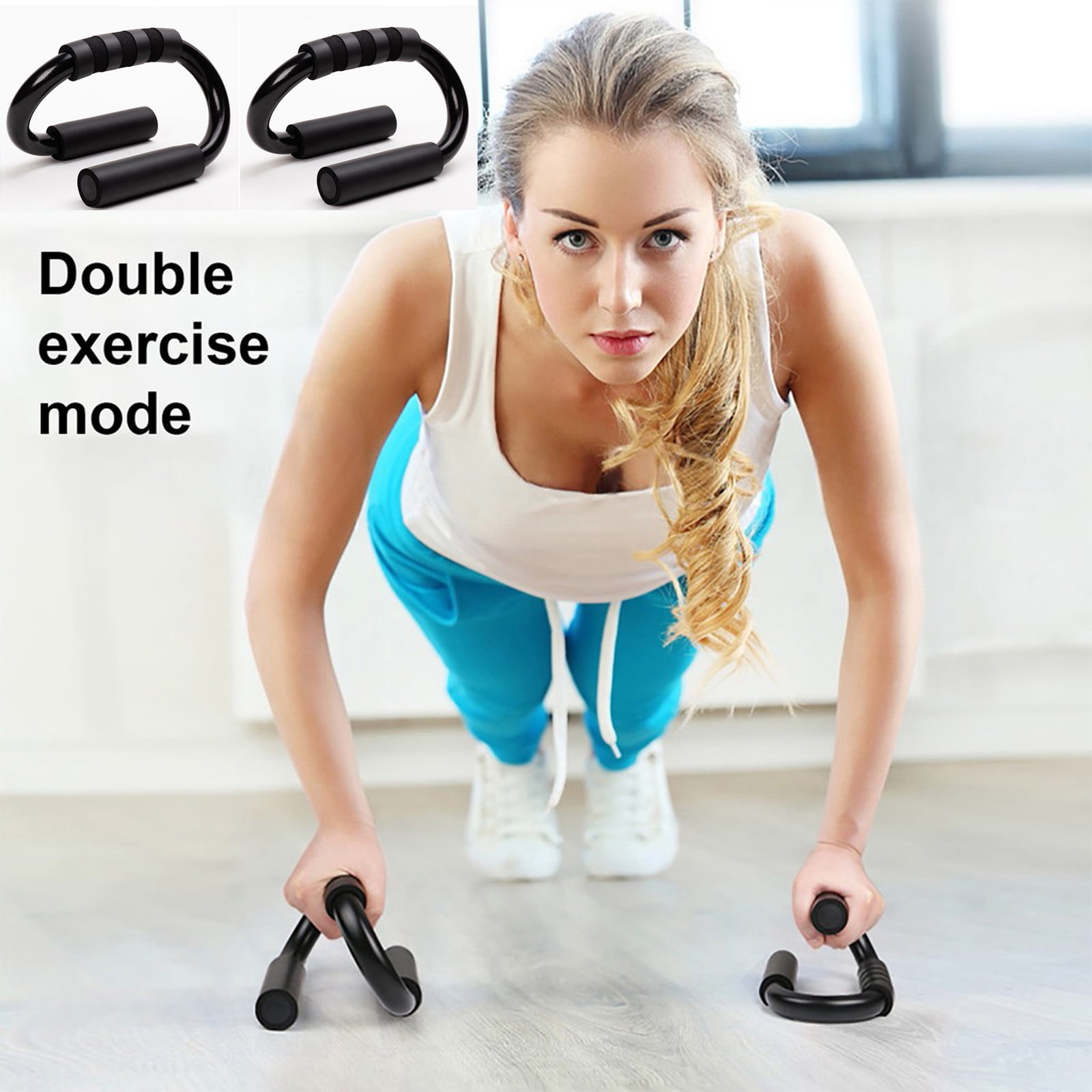 Push-Up Bar Trainer, S-Shaped Chest Arm Strength Training Fitness ...