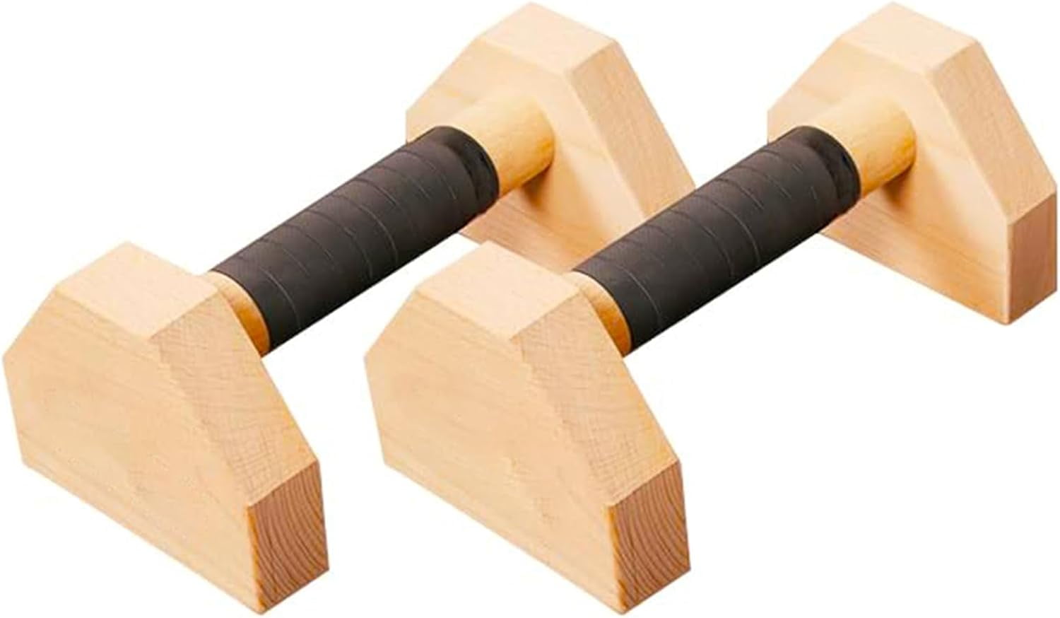 Push Up Bars Stands, 1 Pair Wooden Parallettes Gravity Fitness, Mini ...