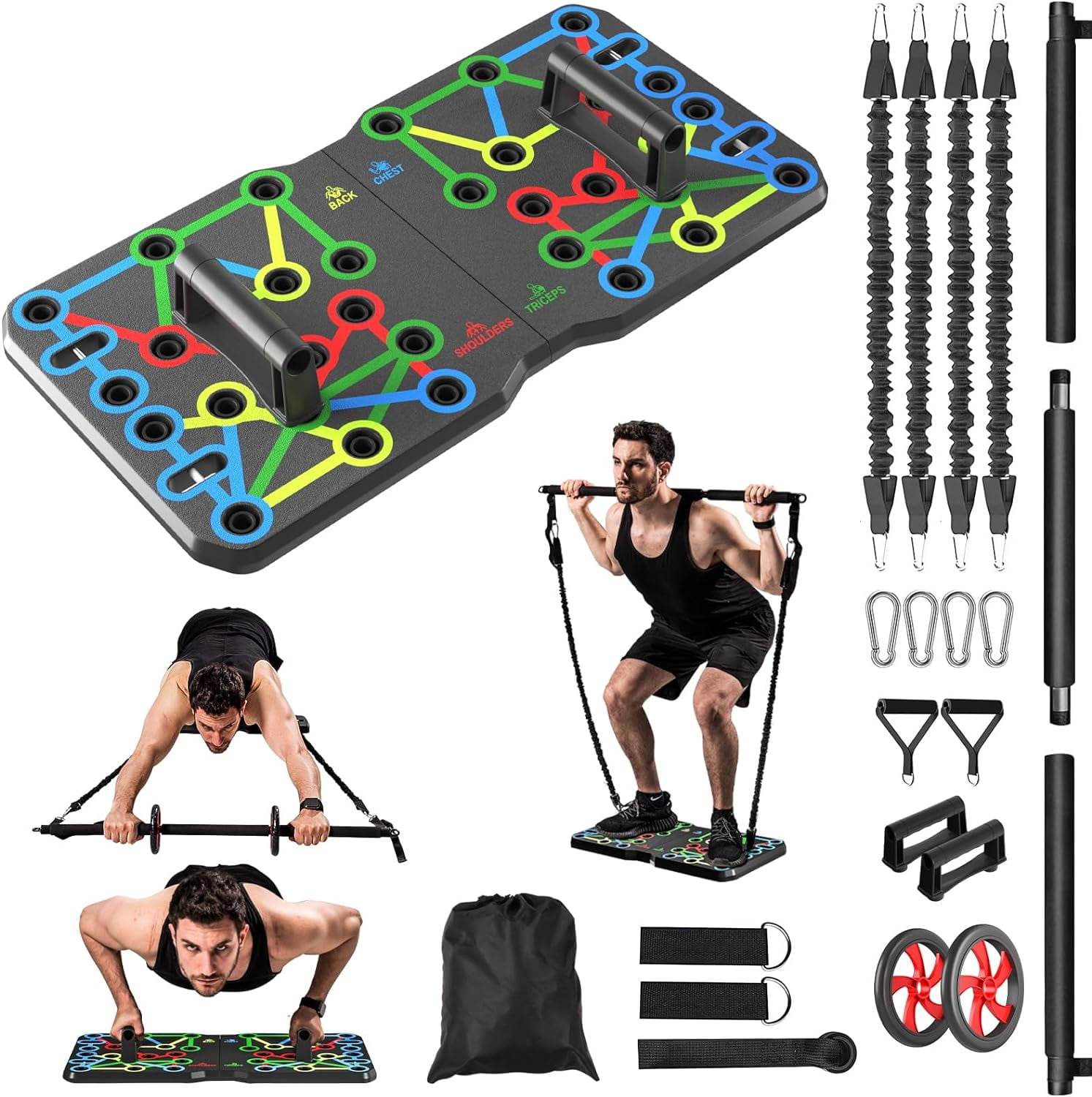 Push Up Board – Foldable Push Up Board for Men and Women, Push Up ...