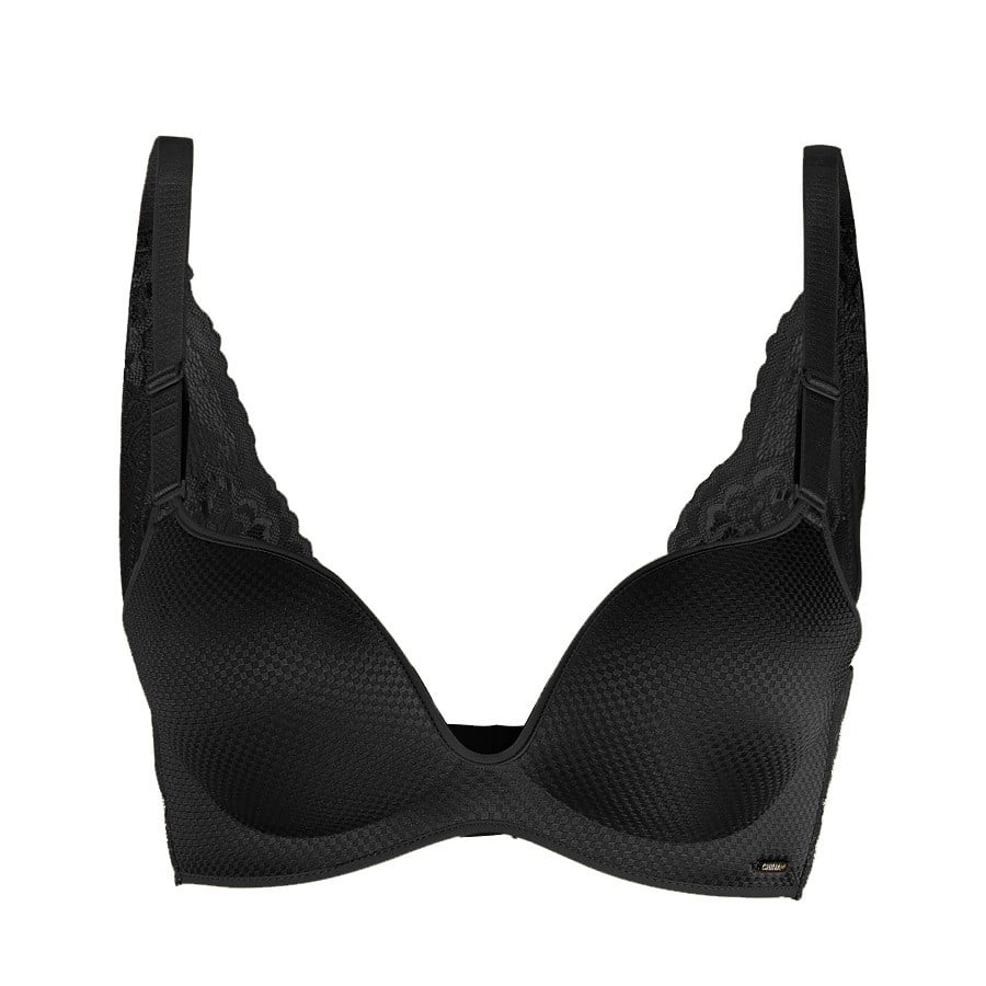Push Up Bra Thickened Lace Backless Adjustable Bra With Detachable ...