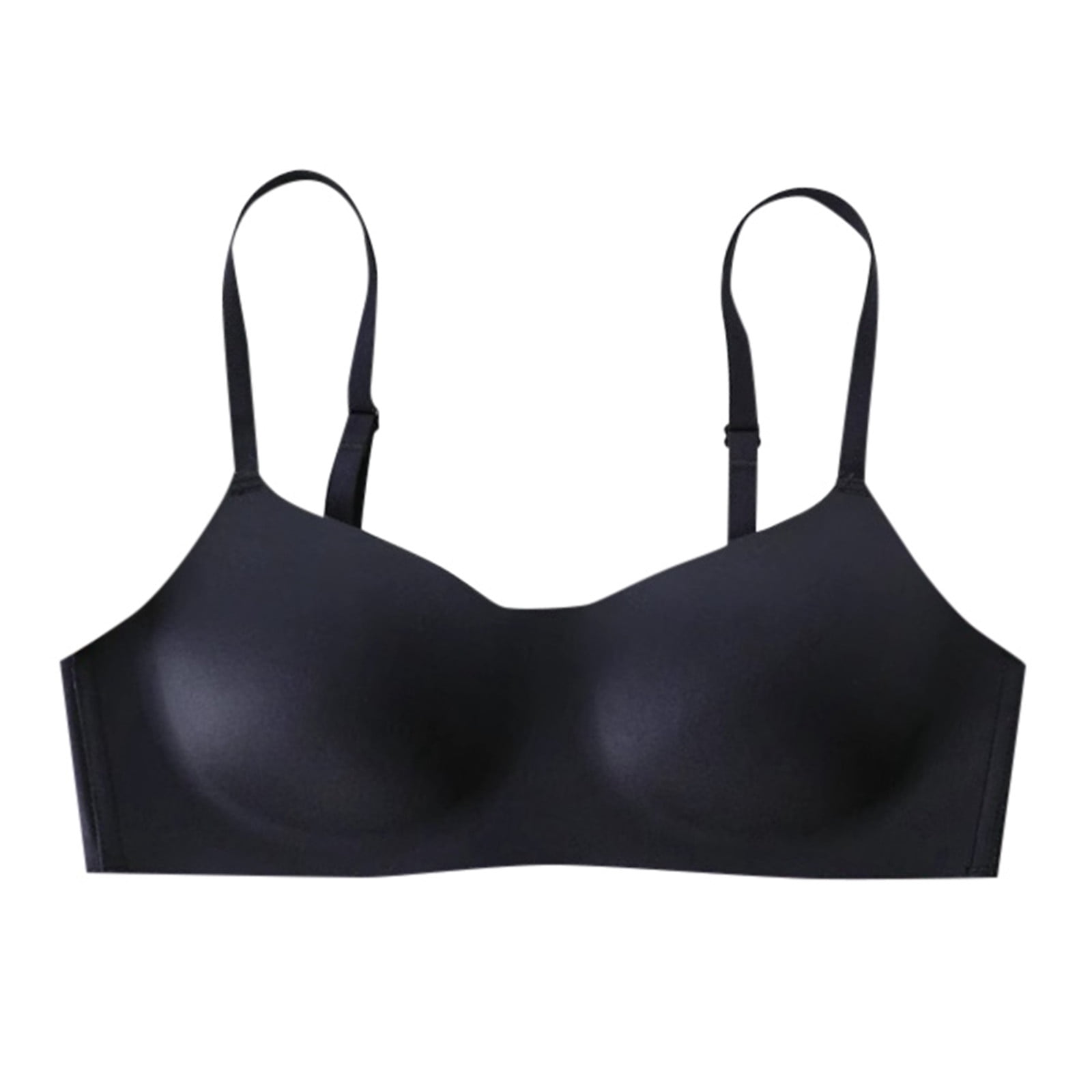 Women's Push Up Bra Seamless Wirefree Small Chest Cup Bralette with ...