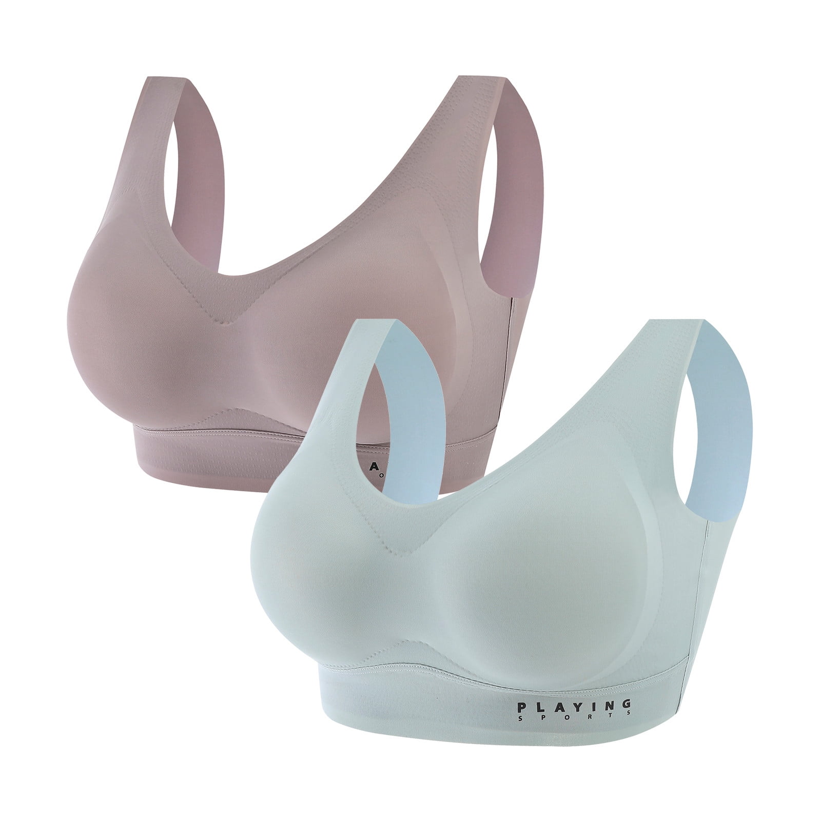 Summer Savings Clearance Push Up Bras for Women Silk Ice Latex 2PC Back ...