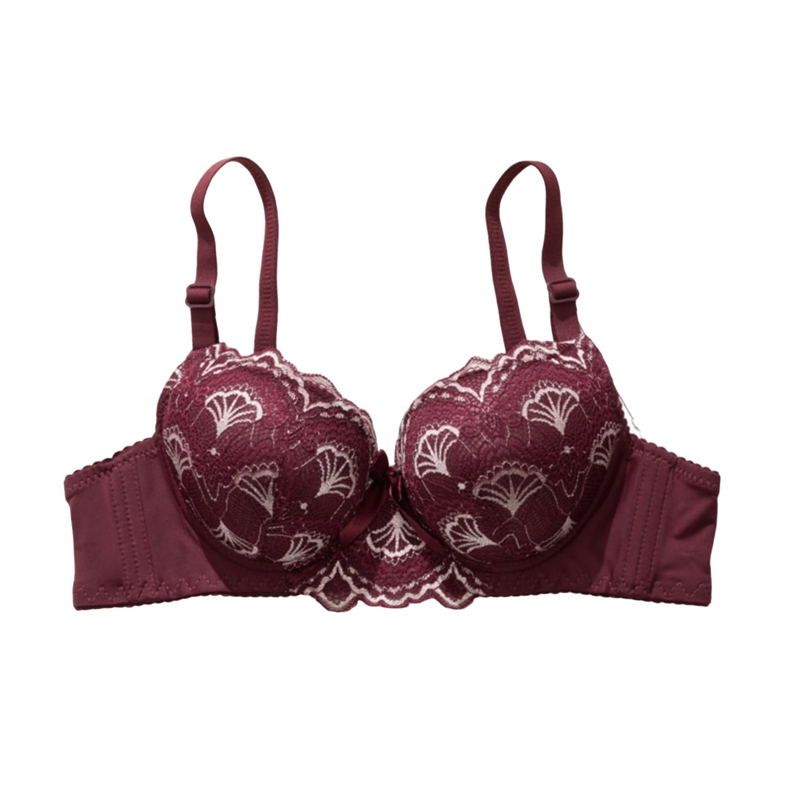 Push Up Bras for Women Add 2 Cups Sexy Lace Cleavage Extra Padded ...