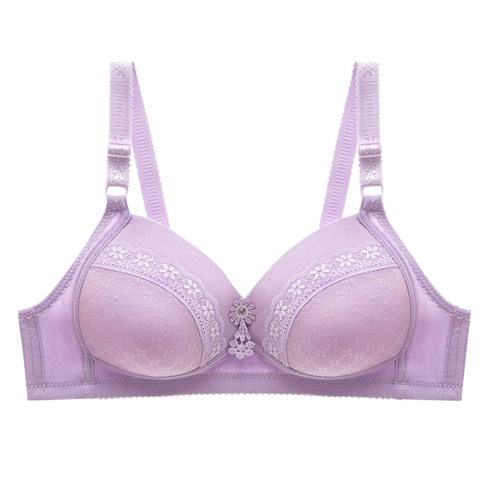 Push Up Bras for Women Underwire Padded Add one Cup Bra in Lace ...