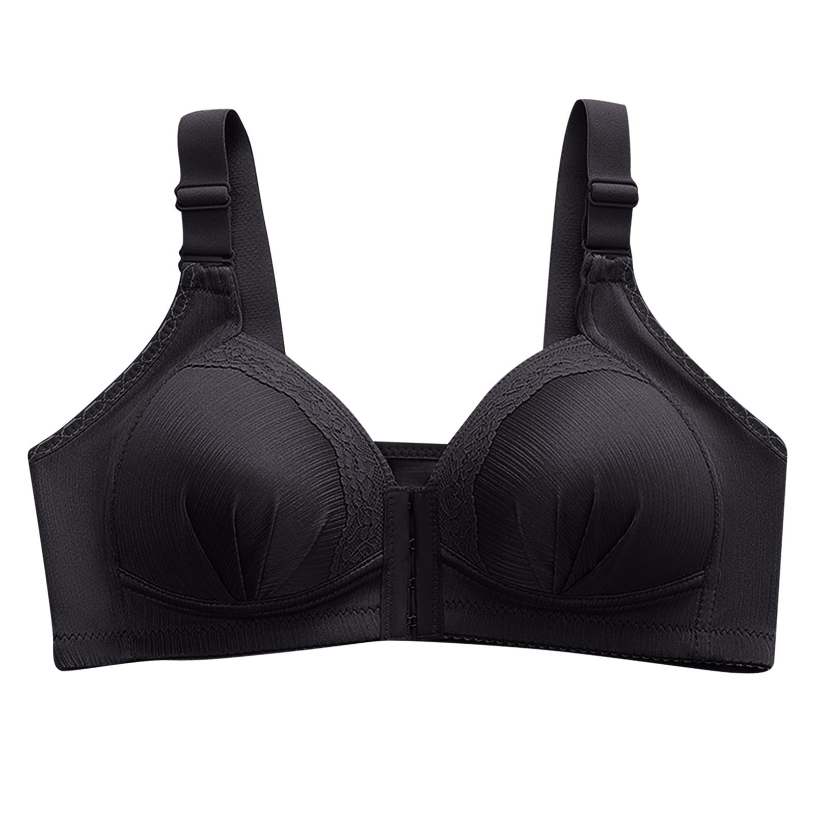 Push Up Bras For Women Women Sexy Lace Front Buckle Underwear Without Rims Vest Lace Bra Plus