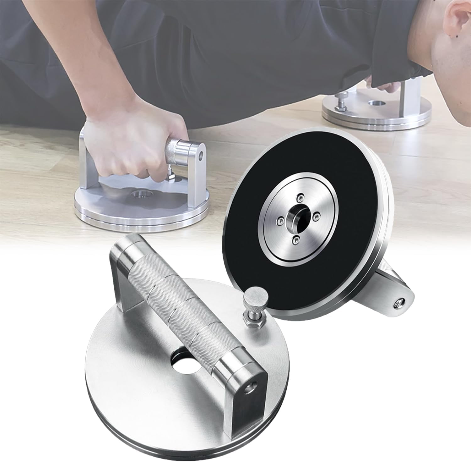 Push Up Rotating Handles Bars, 304 Stainless Steel Pushup Stands ...