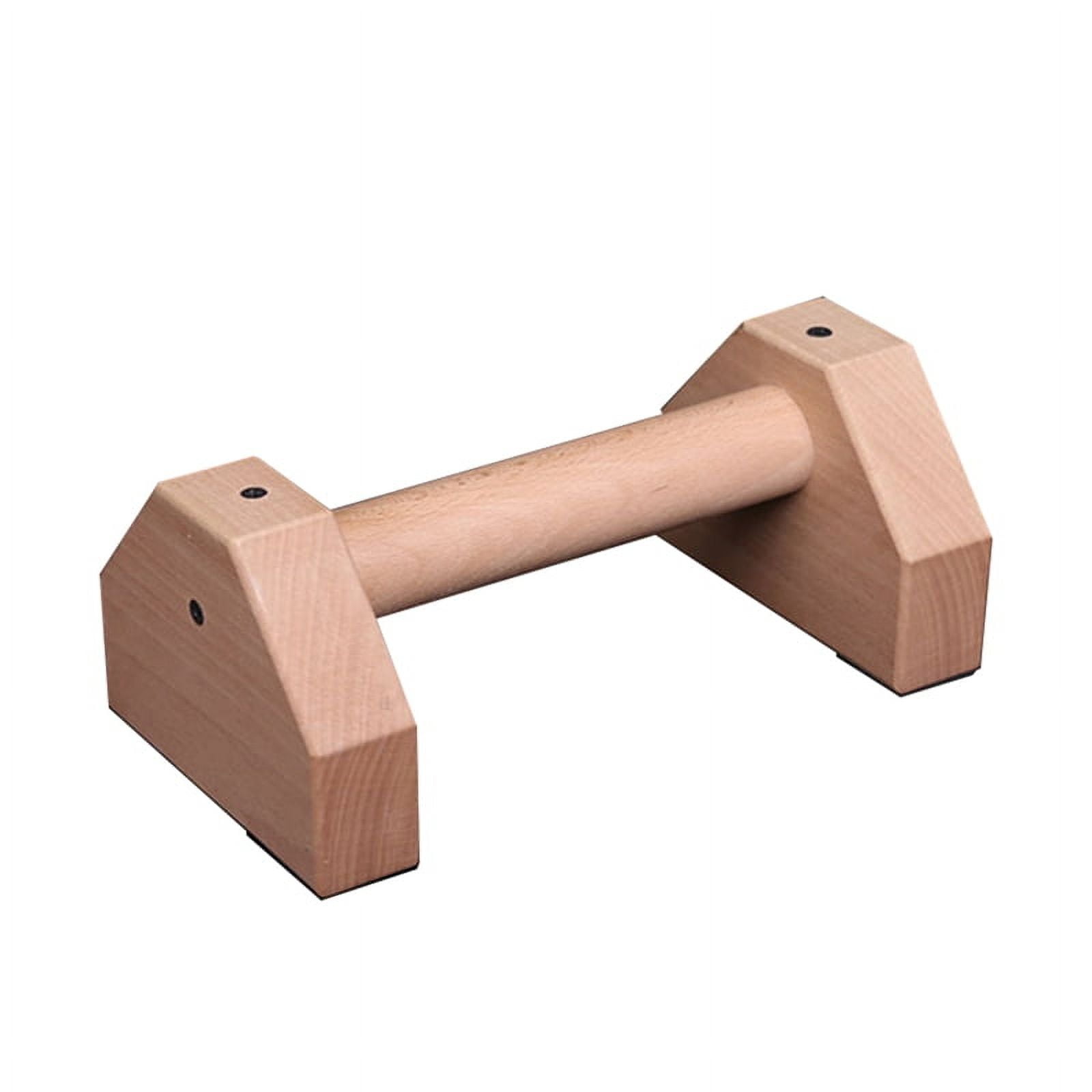 Push-Up Stand Wood Pushup Bars Exercise Home Workout Equipment 30CM ...