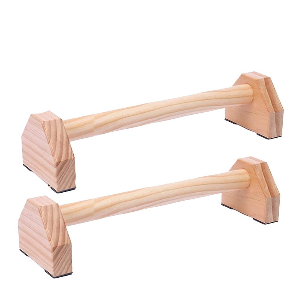 Push Up , Thick Wooden Grip, Slip-Resistant Push up Handles Perfect for ...