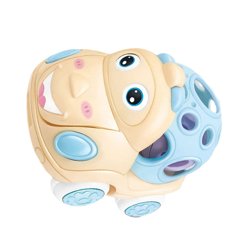 Push and Go Inertia Animal Toy Car with Ringing Bells for Preschool ...