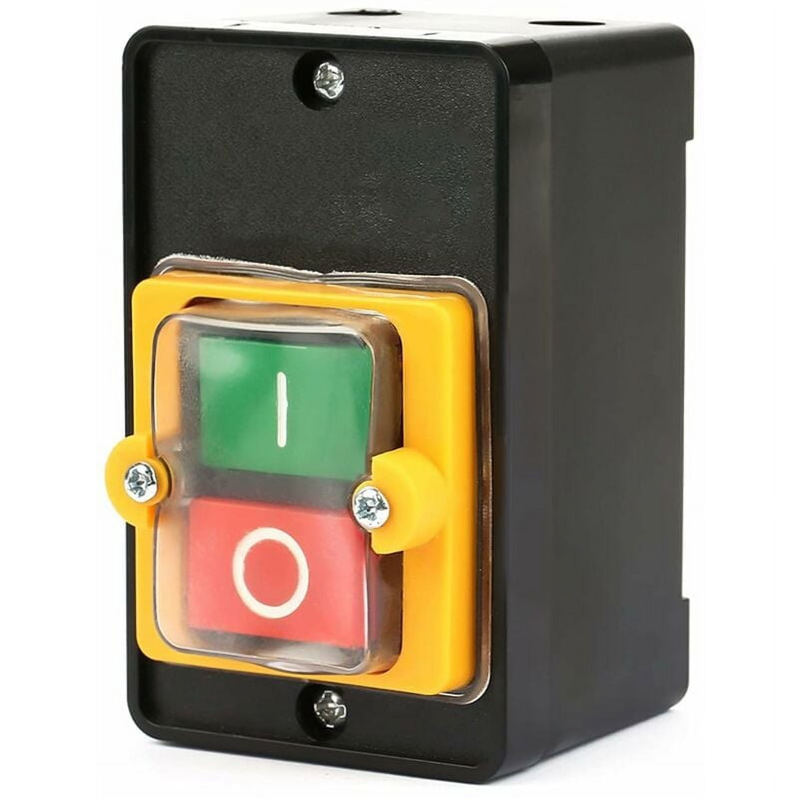 Push button switch, AC220V/380V 10A single-phase/three-phase waterproof ...