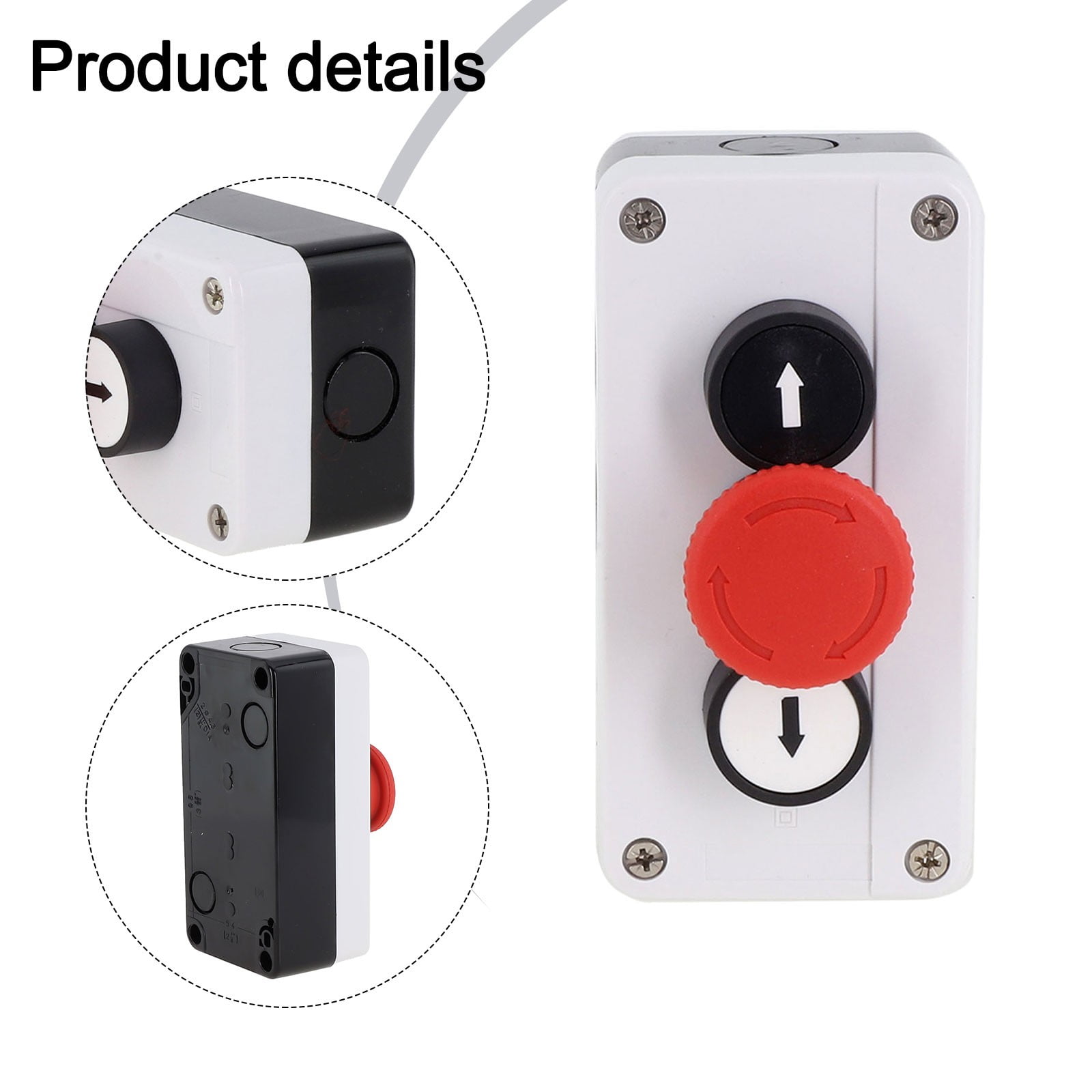 Push button switch power control box stop start stop 22mm waterproof ...