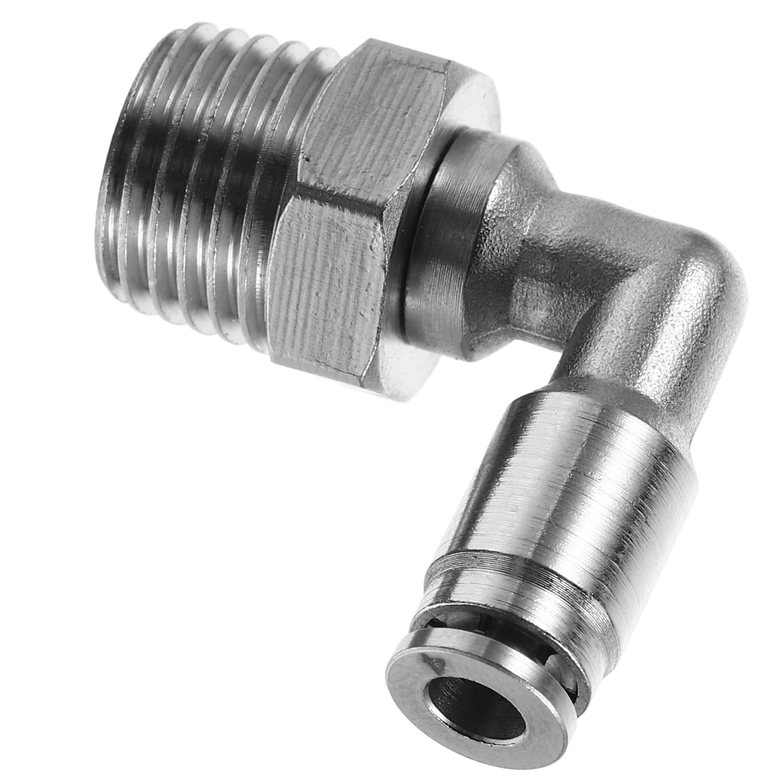 Push-in Connector Brass Push to Connect Fittings Air Tube Connector ...