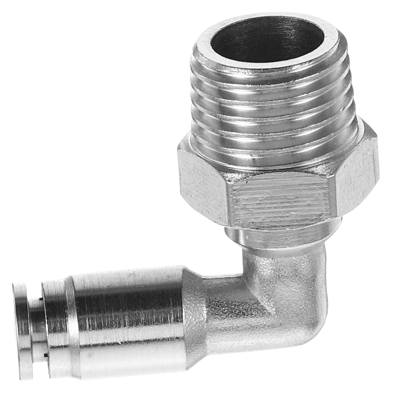 Push-in Connector Elbow Air Piping Fittings Lock Press Fittings Push to ...