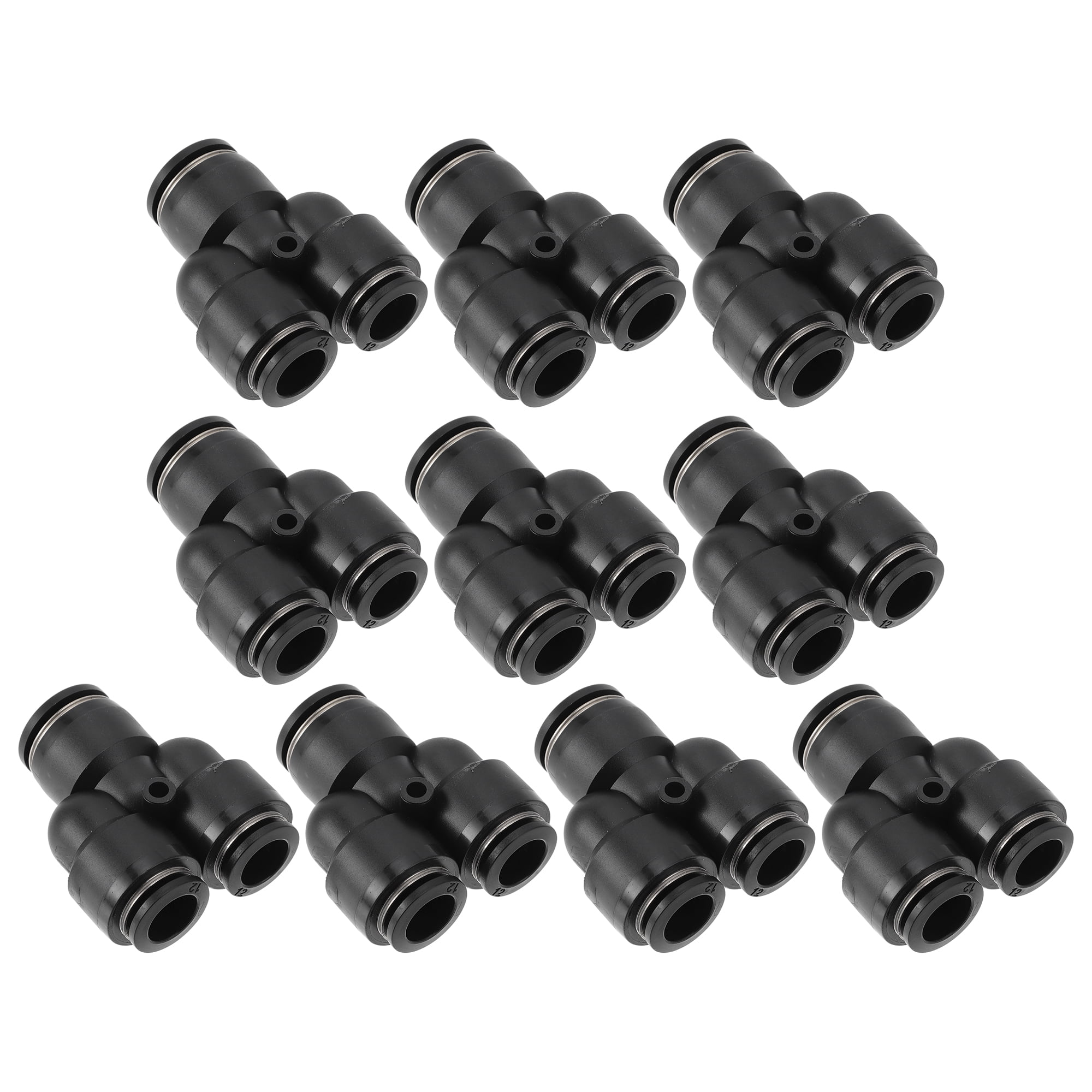 Push to Connect Air Fittings 5/8"x5/8"x1/2" Y Type Reducing Air Line ...
