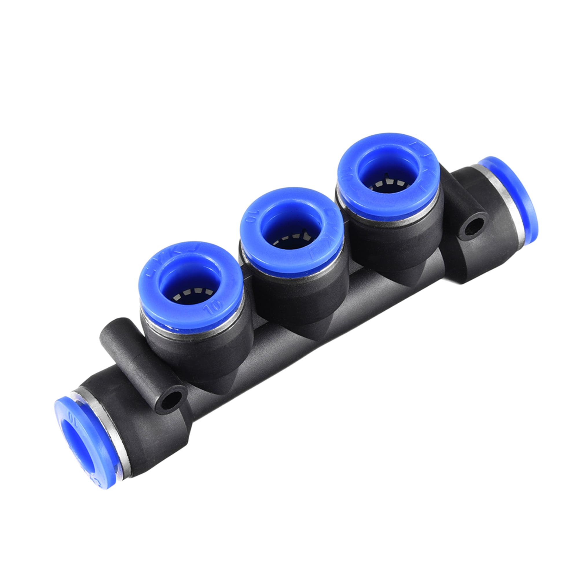 Push to Connect Fittings 10mm or 25/64” OD Manifold Union Tube Fitting ...