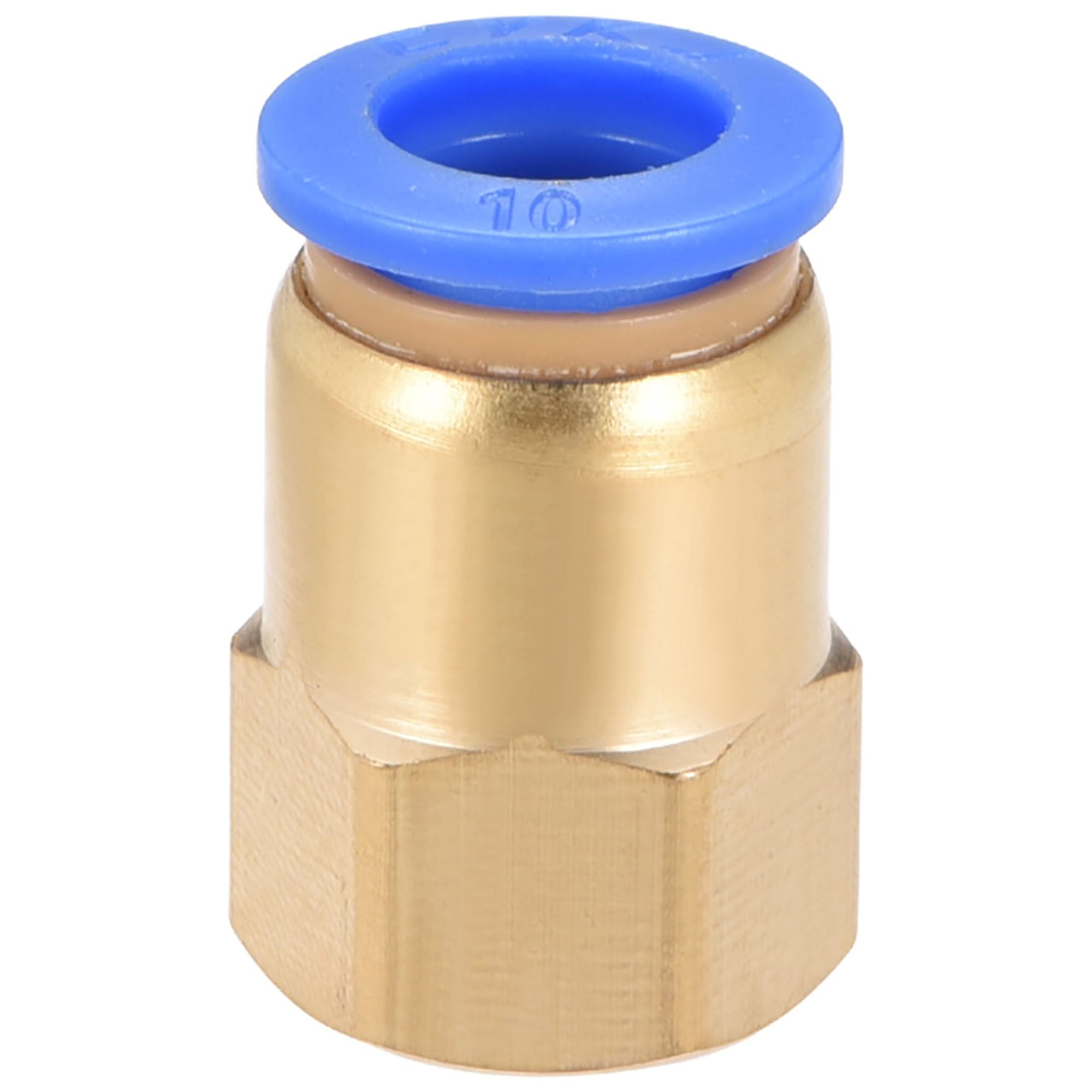 Push to Connect Tube Fitting,Adapter,10mm Tube OD x G1/4" Female ...