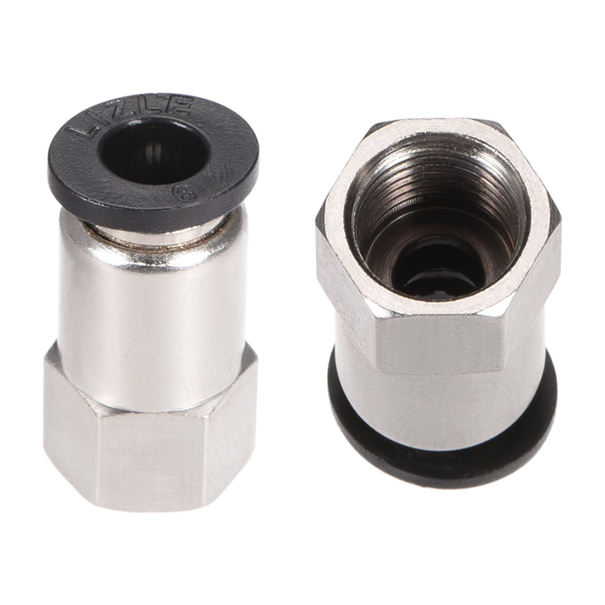 Push to Connect Tube Fitting,Adapter,6mm Tube OD x G1/8" Female ...
