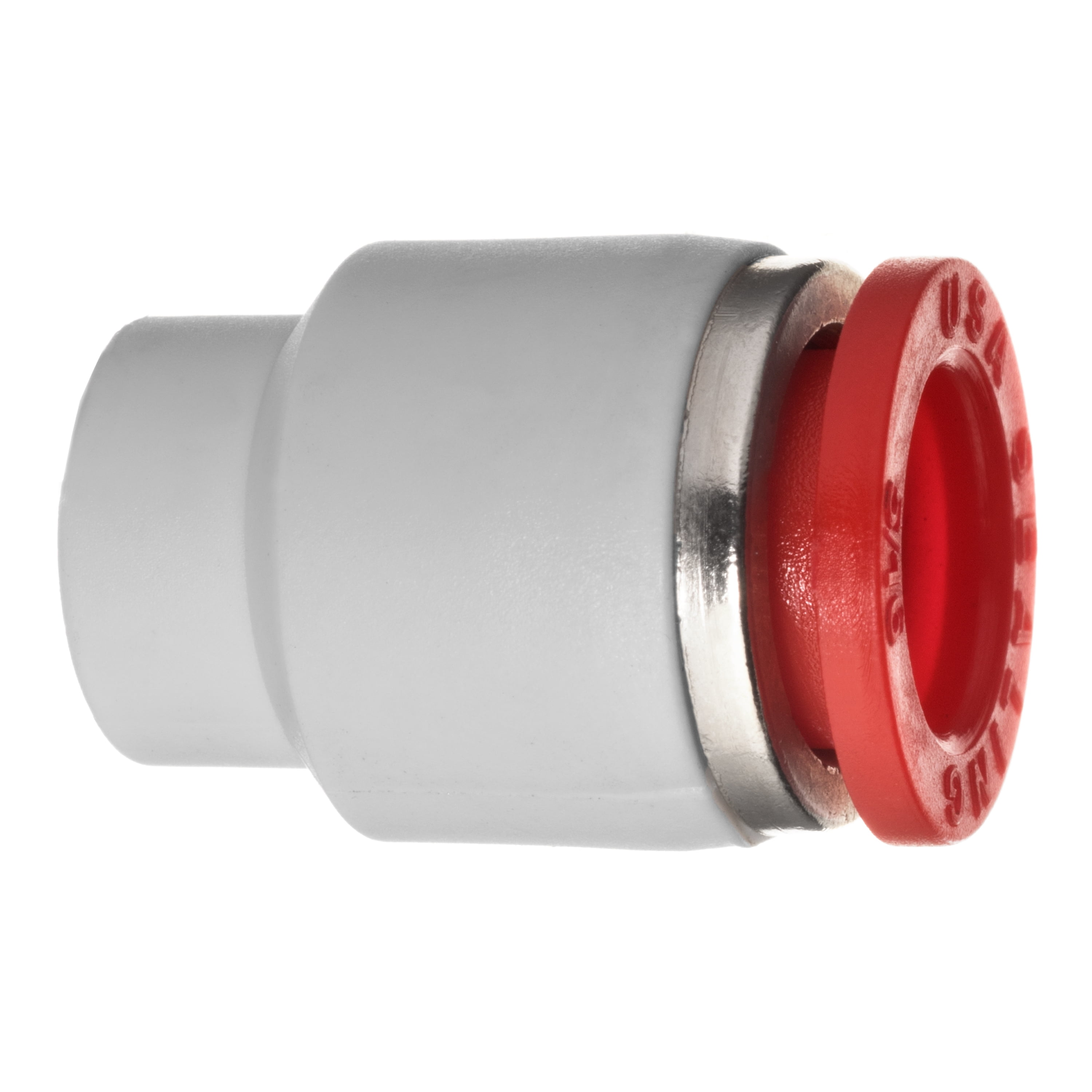 Push to Connect Tube Fitting - Polybutylene Plastic - Cap - 5/16" Tube ...