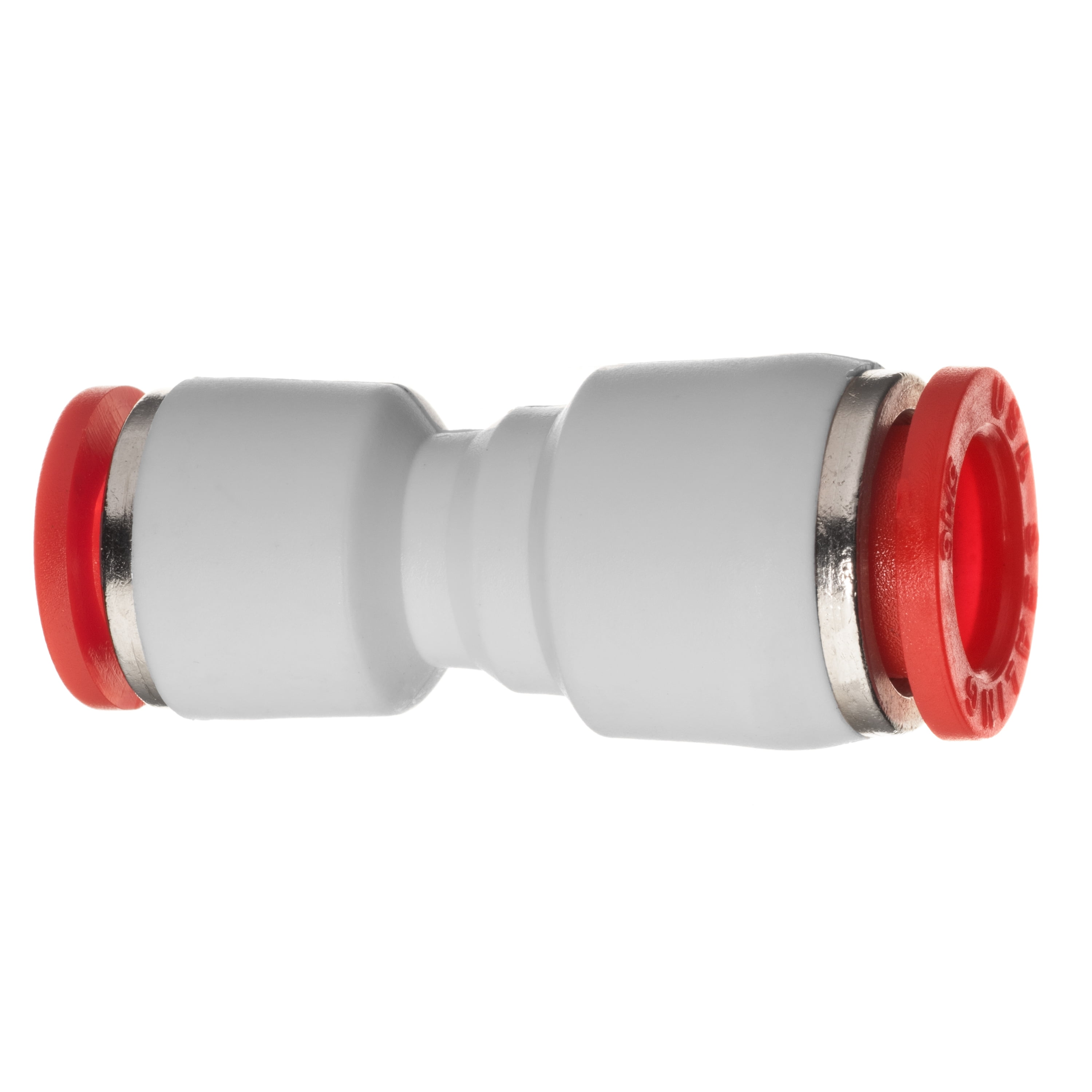 Push to Connect Tube Fitting - Polybutylene Plastic - Reducing Union - 5/32" x 1/8" Tube OD ...
