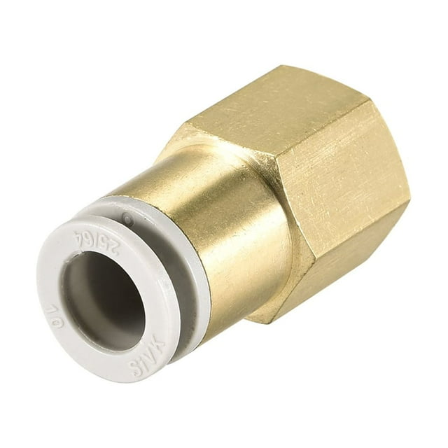 Push to Connect Tubing Fittings 10mm Tubing OD x 3/8 PT Female Straight ...