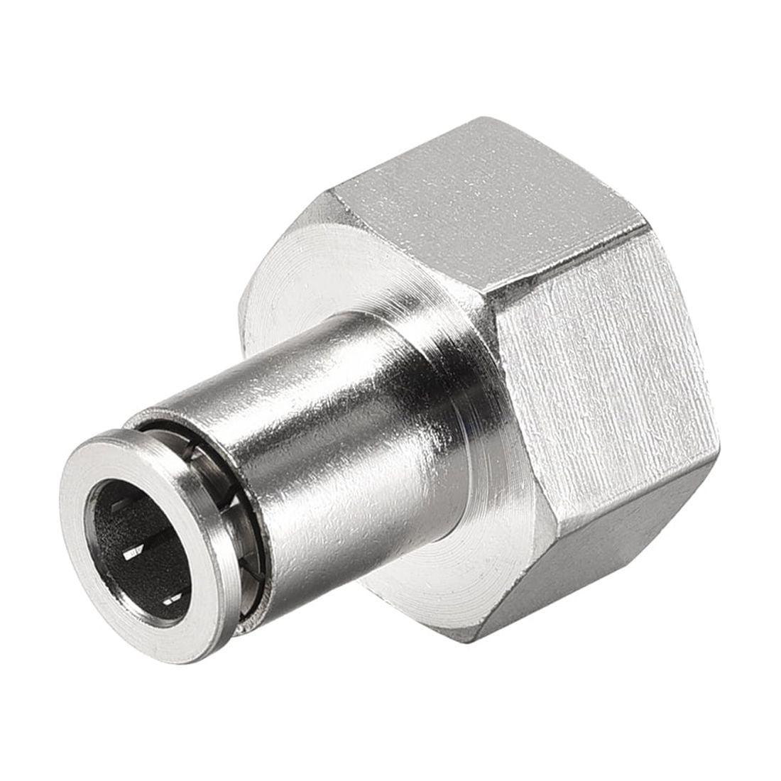 Push to Connect Tubing Fittings 8mm Tubing OD x 1/2 PT Female Straight ...