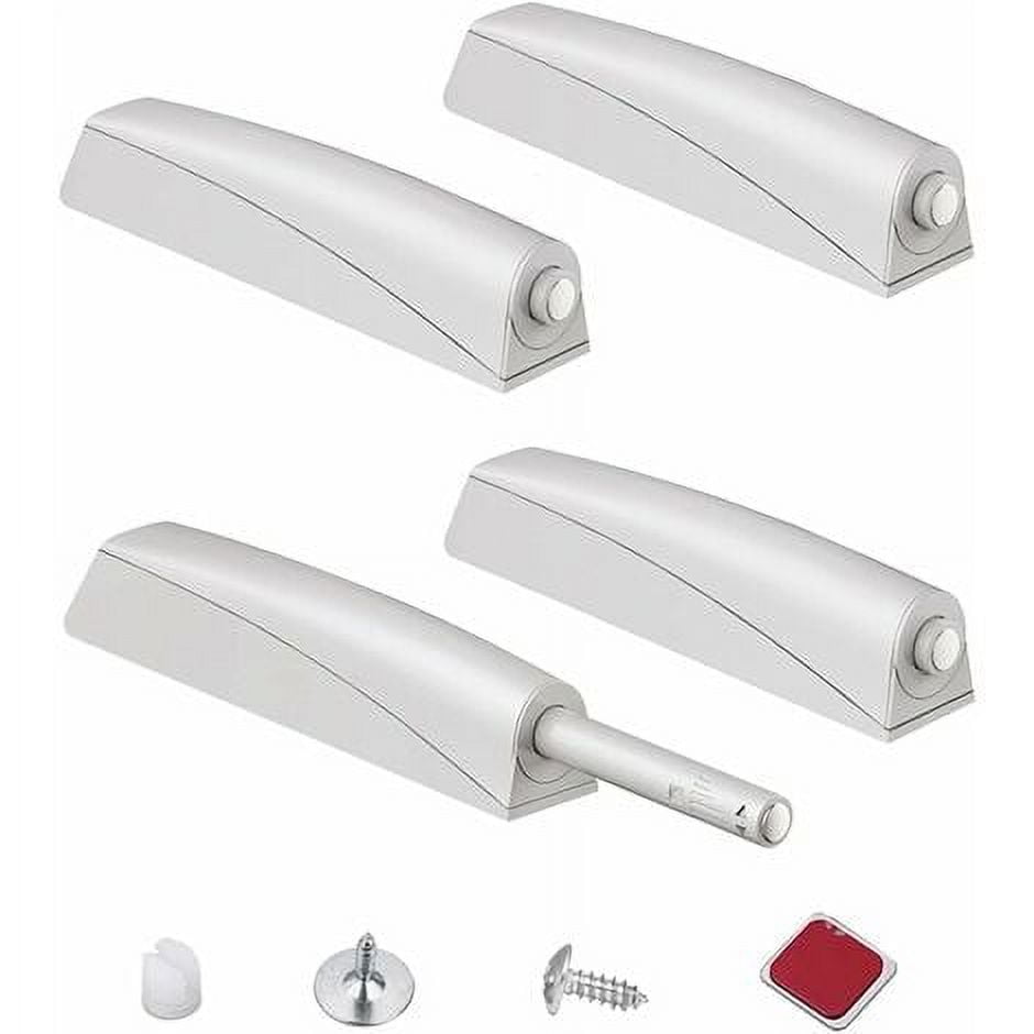 Push to Open Magnet Cupboard Door 4 Pieces Magnetic Push Open Latch ...
