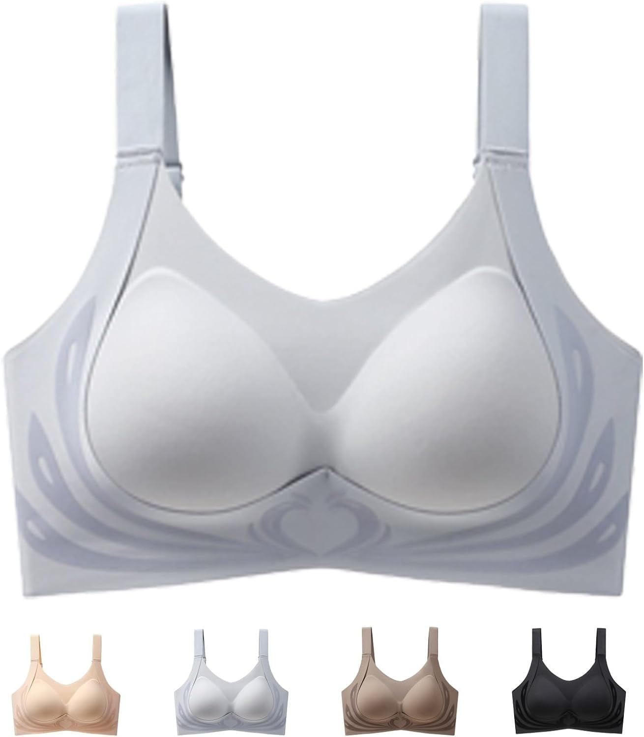 Push up Bra, 2025 Bras for Women, Lushfitting Powerful Push-Up Seamless ...
