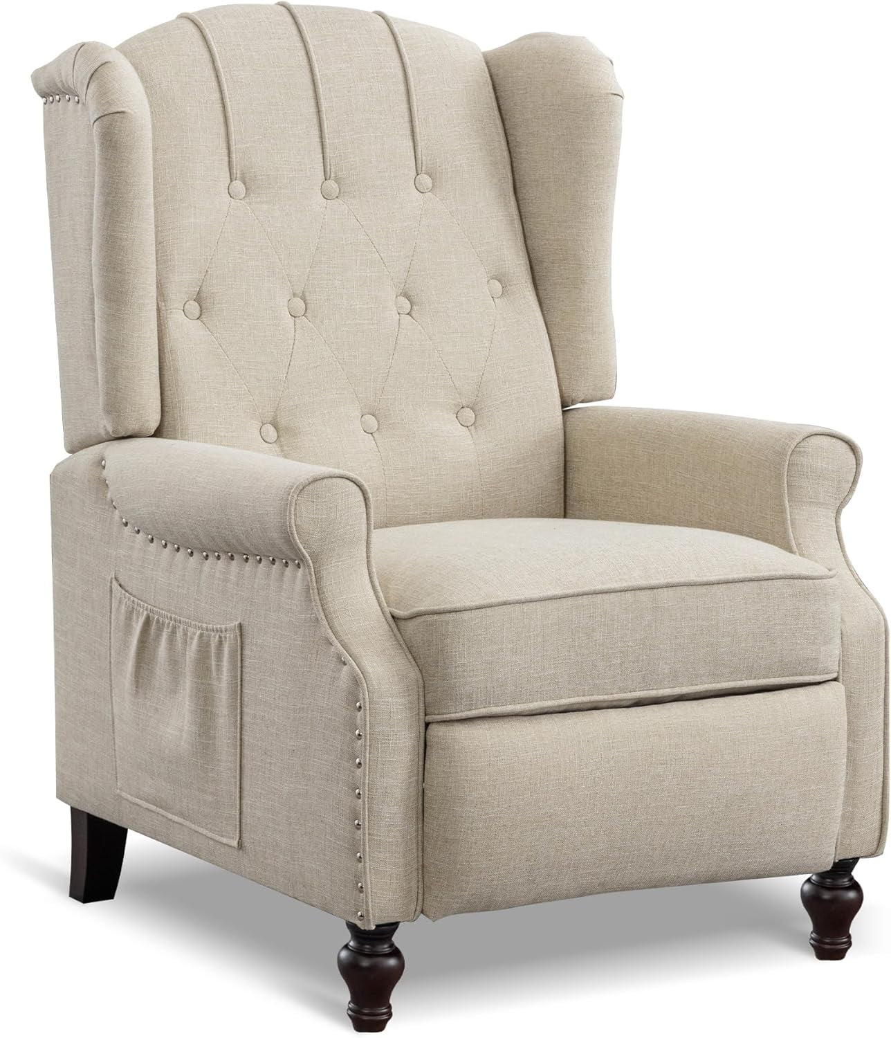 Pushback Recliner Chair Armchair Small Recliners Theater Seating ...