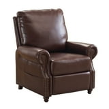 Pushback Recliner Chair with Massage and Heat , Breathable Leather ...