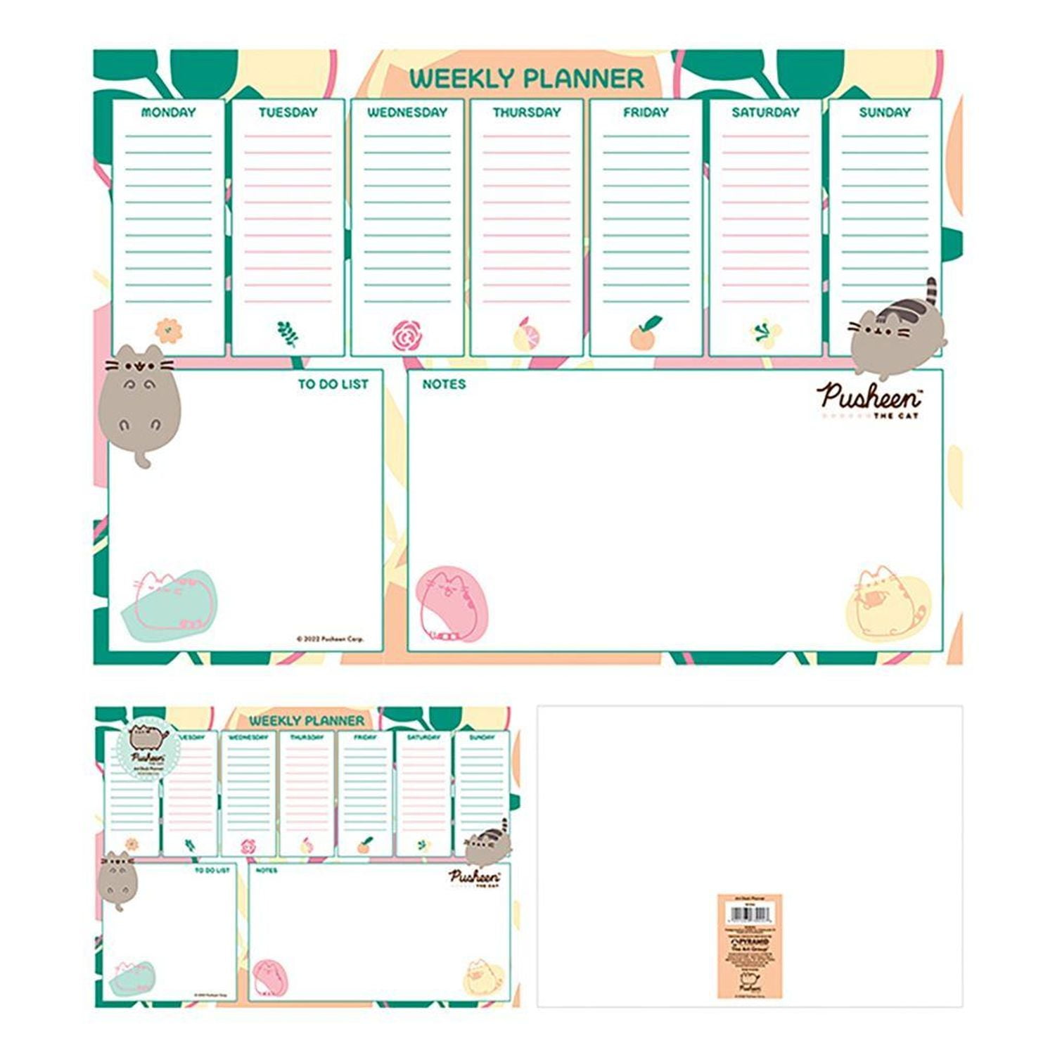 Pusheen Botanical A4 Desk Pad - Walmart.com