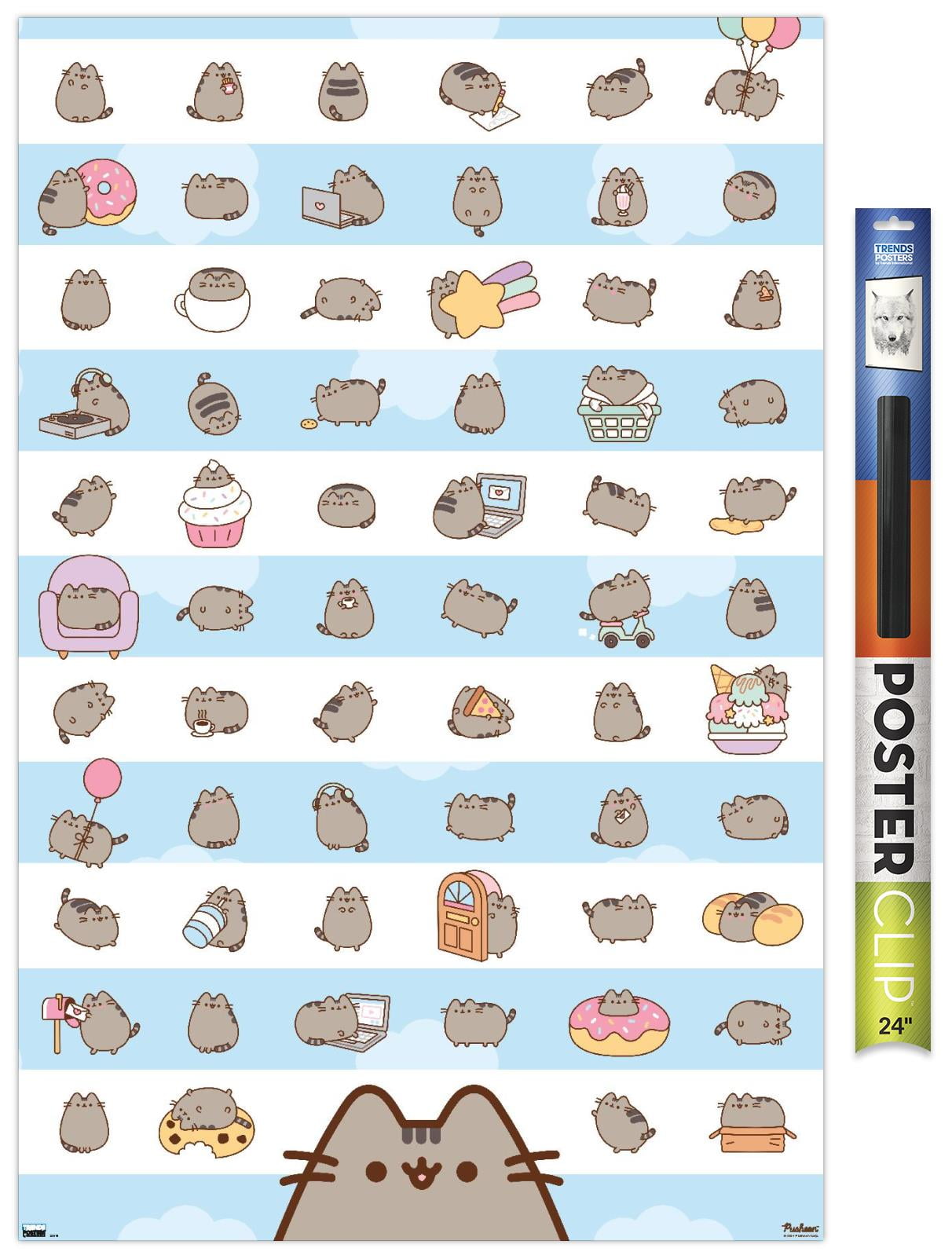 Pusheen - Grid Wall Poster, 22.375" x 34" - Walmart.com