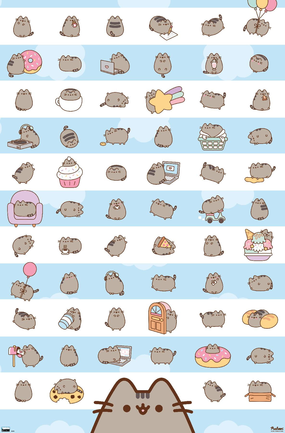 Pusheen - Grid Wall Poster, 22.375" x 34" - Walmart.com