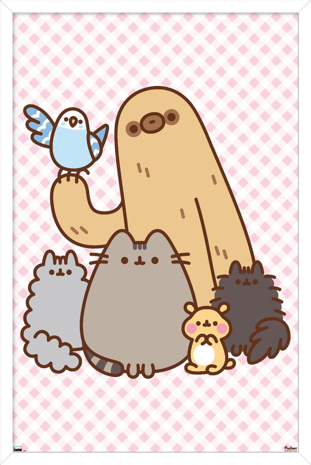 Pusheen - Group Wall Poster, 14.725" x 22.375" Framed - Walmart.com