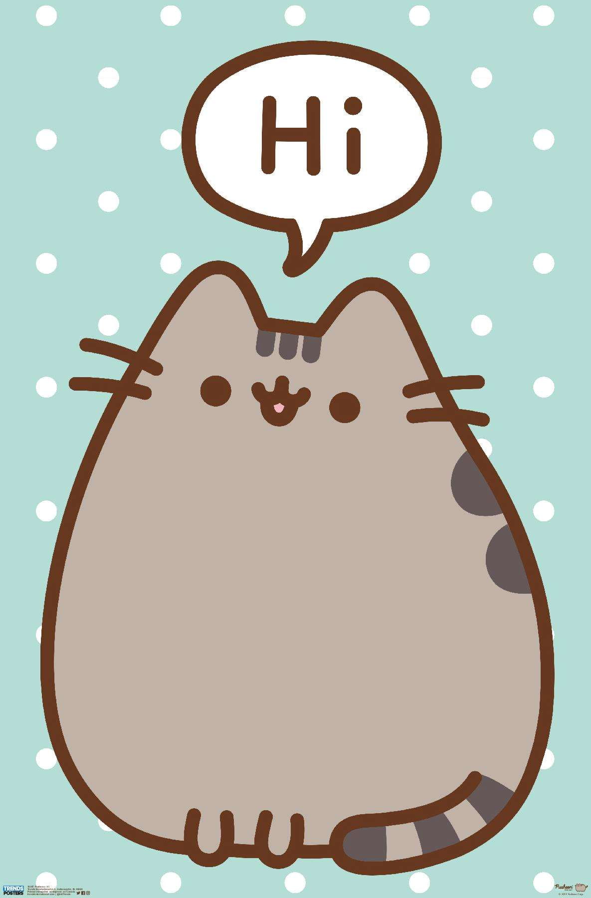 Pusheen - Hi Poster - Walmart.com