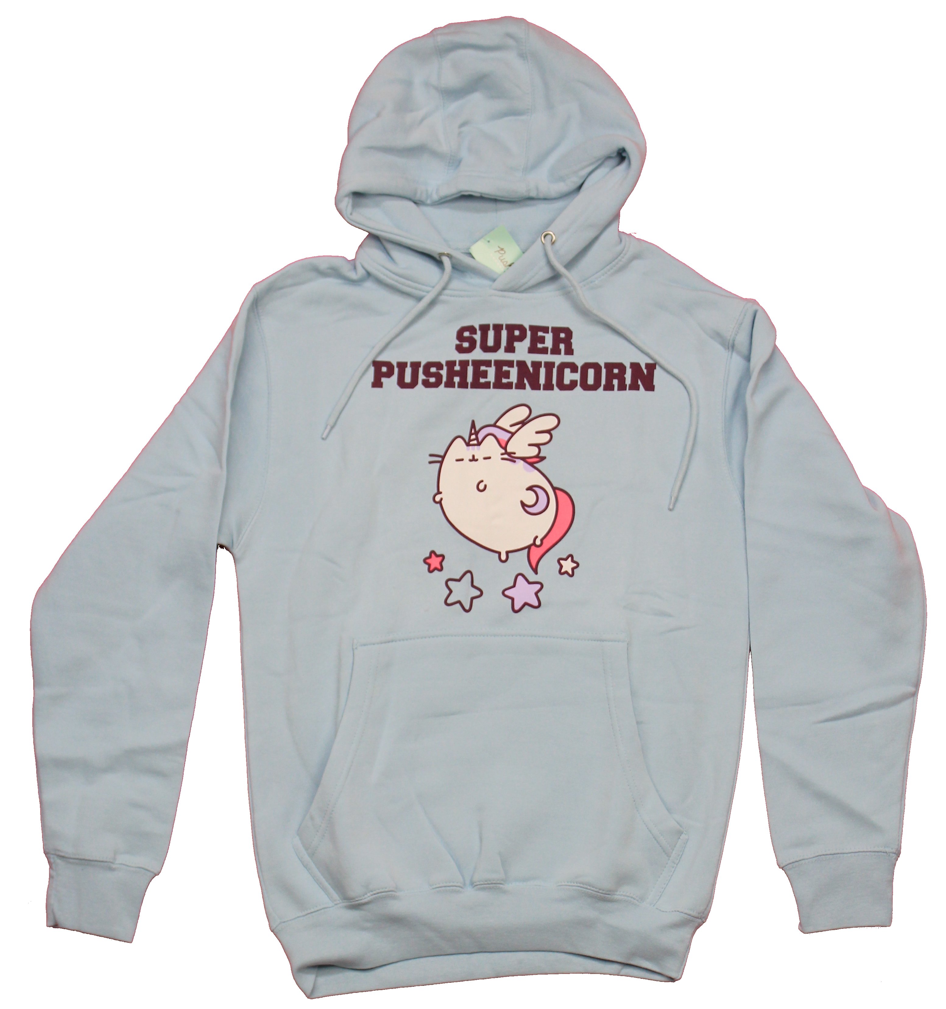 Pusheen Mens Pullover Hoodie - Super Pusheenicorn Super Cuteness (Small ...