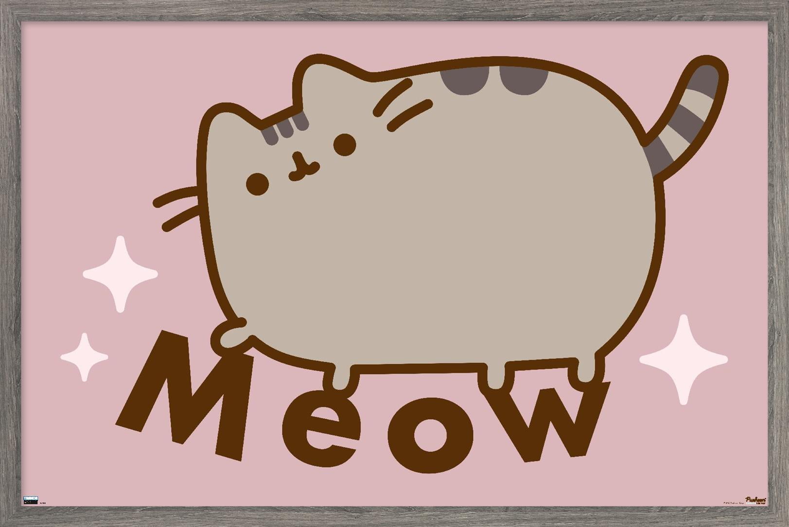 Pusheen - Meow Wall Poster, 22.375" x 34" Framed - Walmart.com