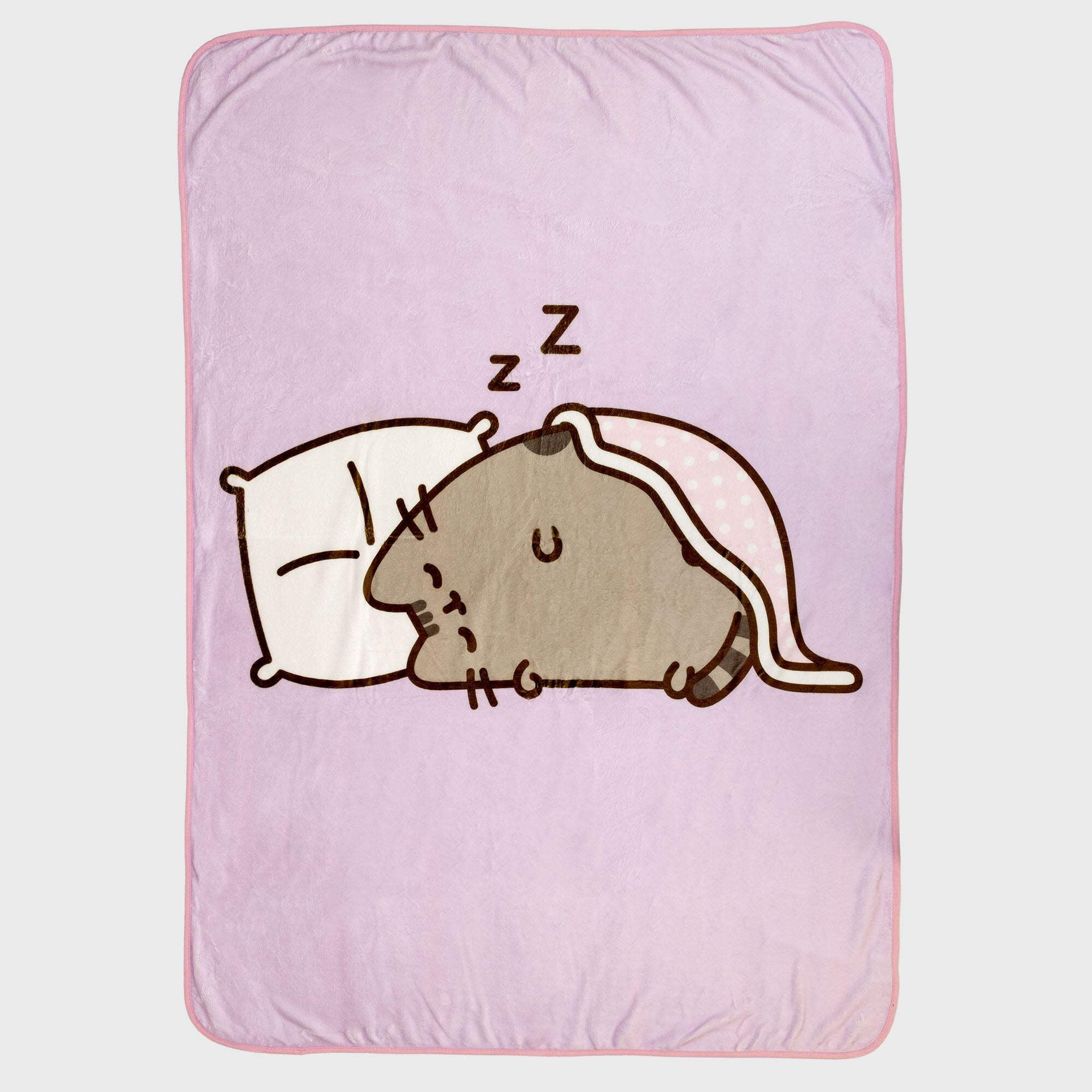 Pusheen - Purple Sleeping Throw Blanket - Walmart.com