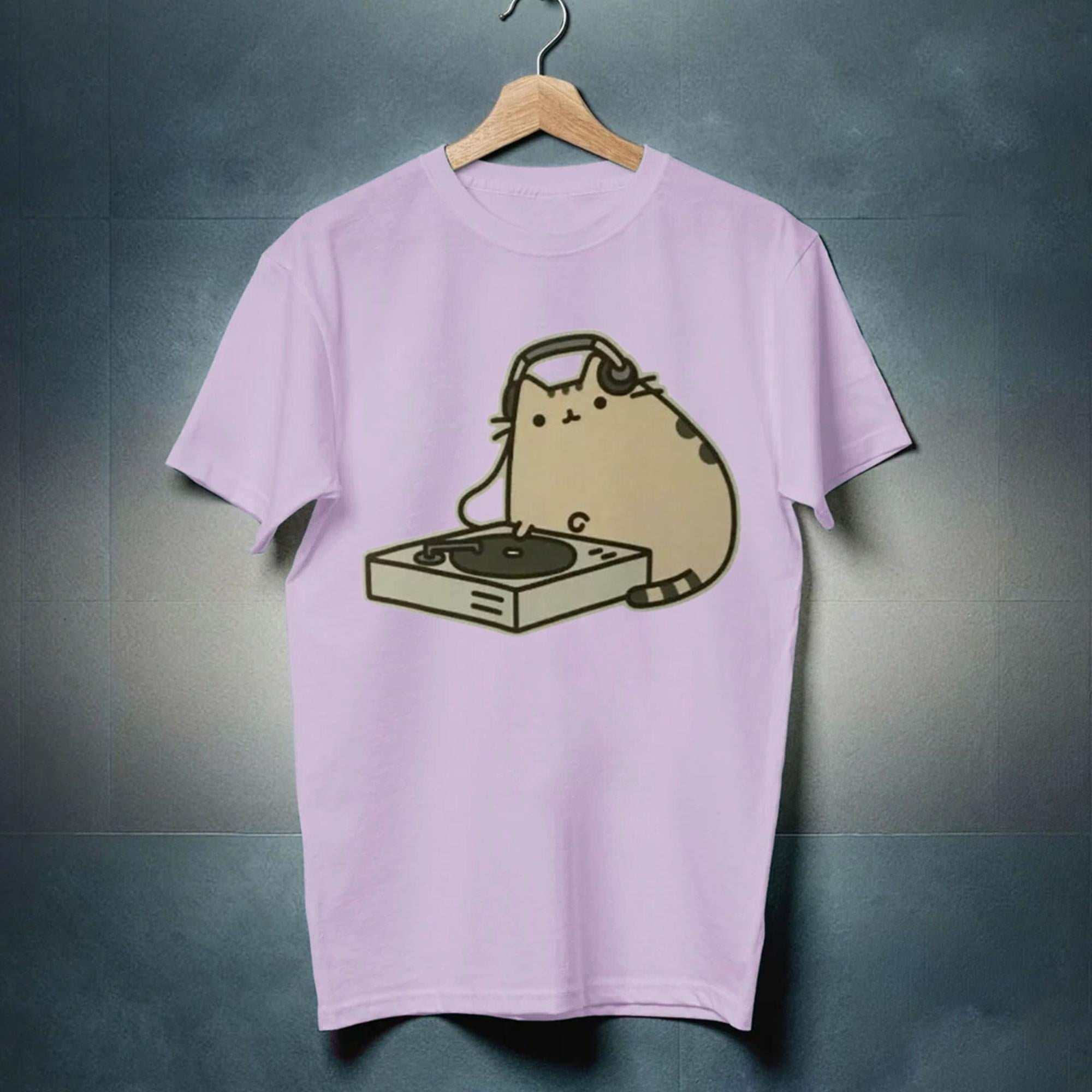 Pusheen The Cat Dj Pusheen T-Shirt - Walmart.com