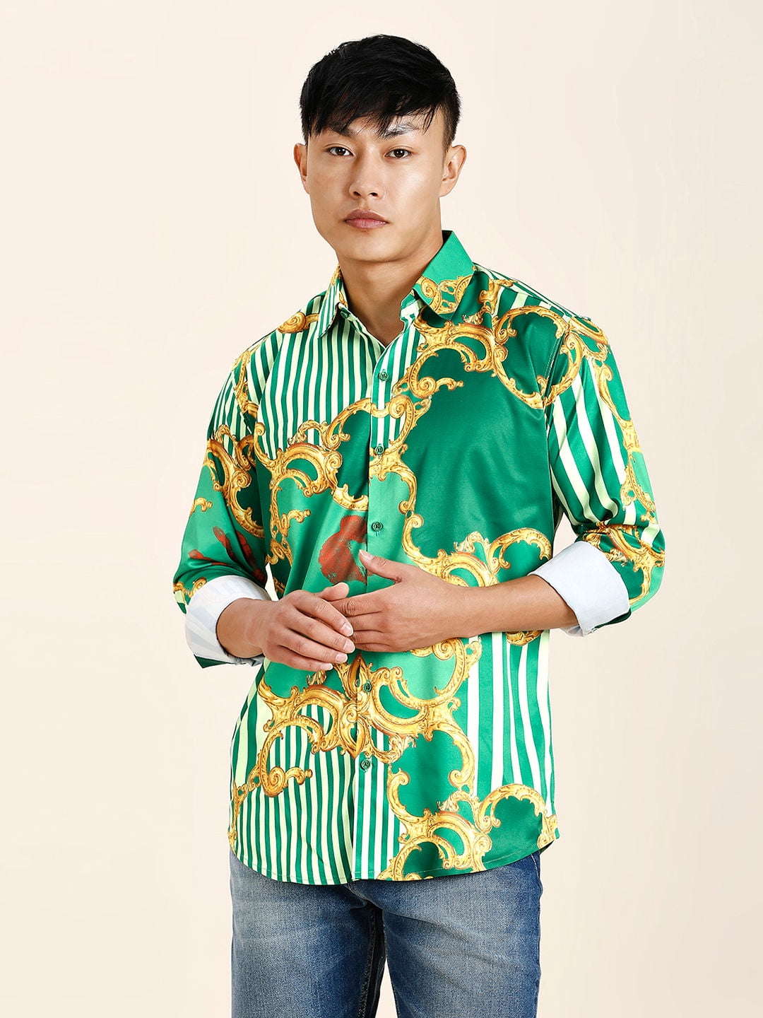 Pushpa 2 Abstract Printed Men's Shirt - Walmart.com