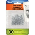Pushpins - Clear (30-Count) Clear Push Pins Thumb Tacks, - Walmart.com
