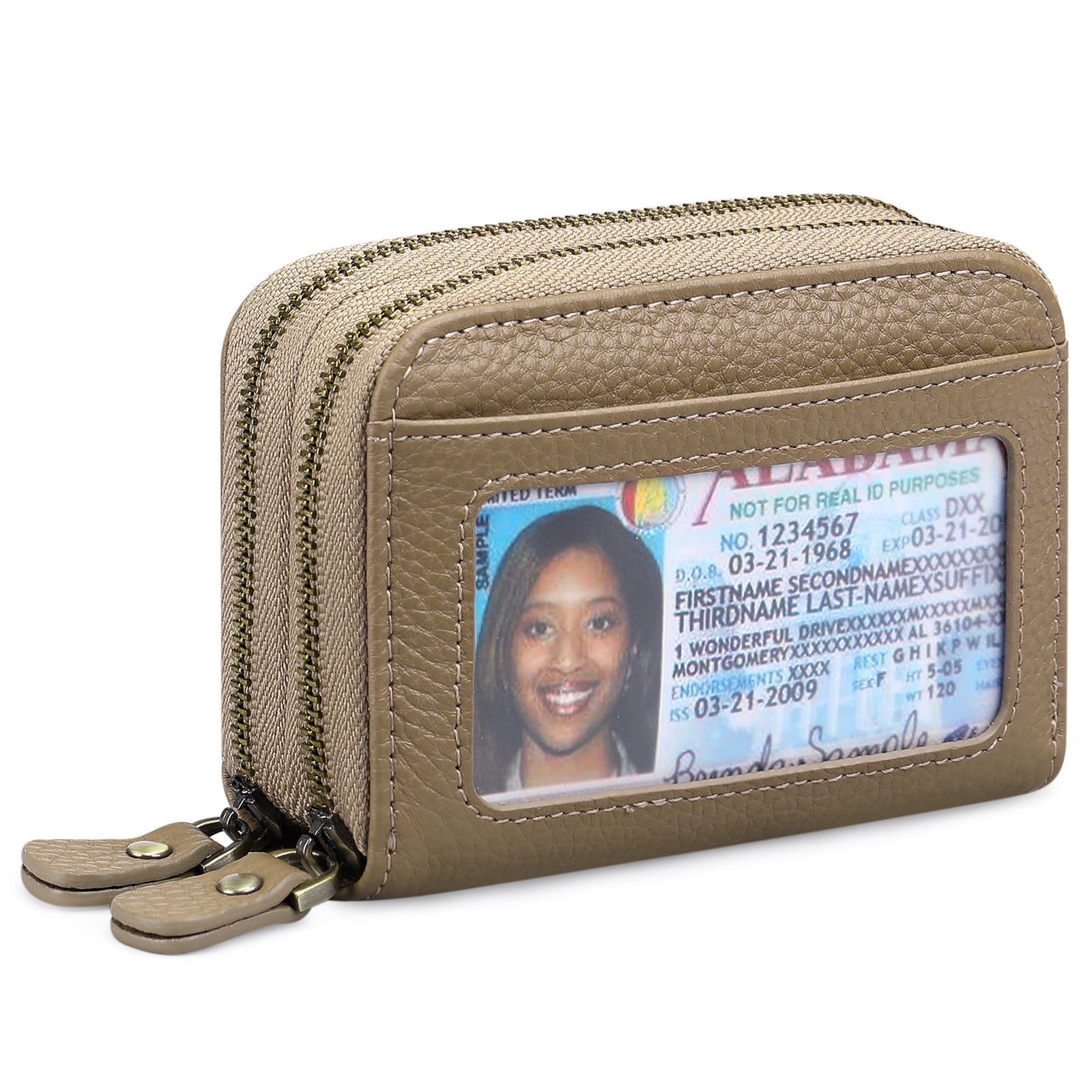 Pushtek Sendefn Small Genuine Leather Wallet for Women, RFID Blocking ...