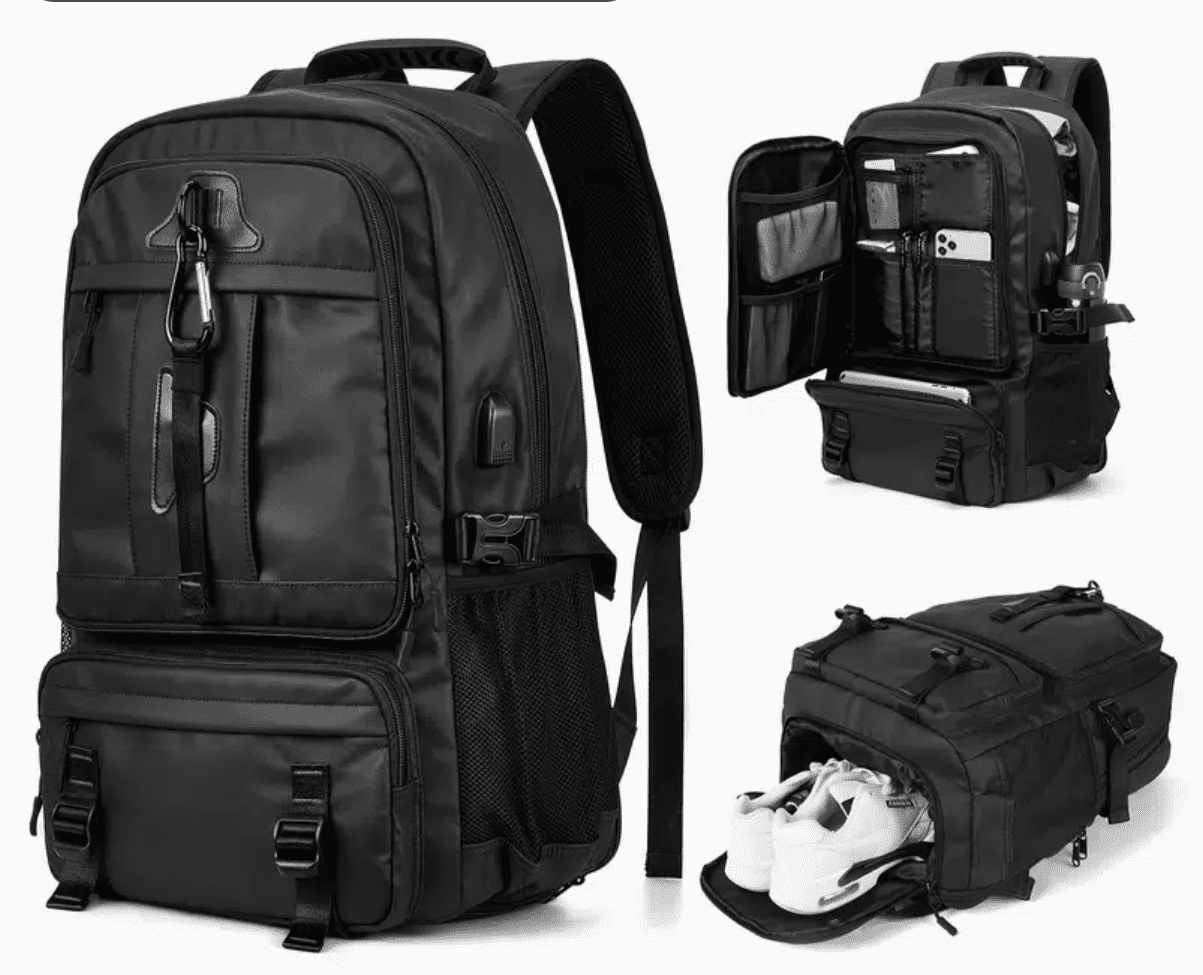 Pushtek Travel Backpack for Men 80L large capacity backpack hiking ...
