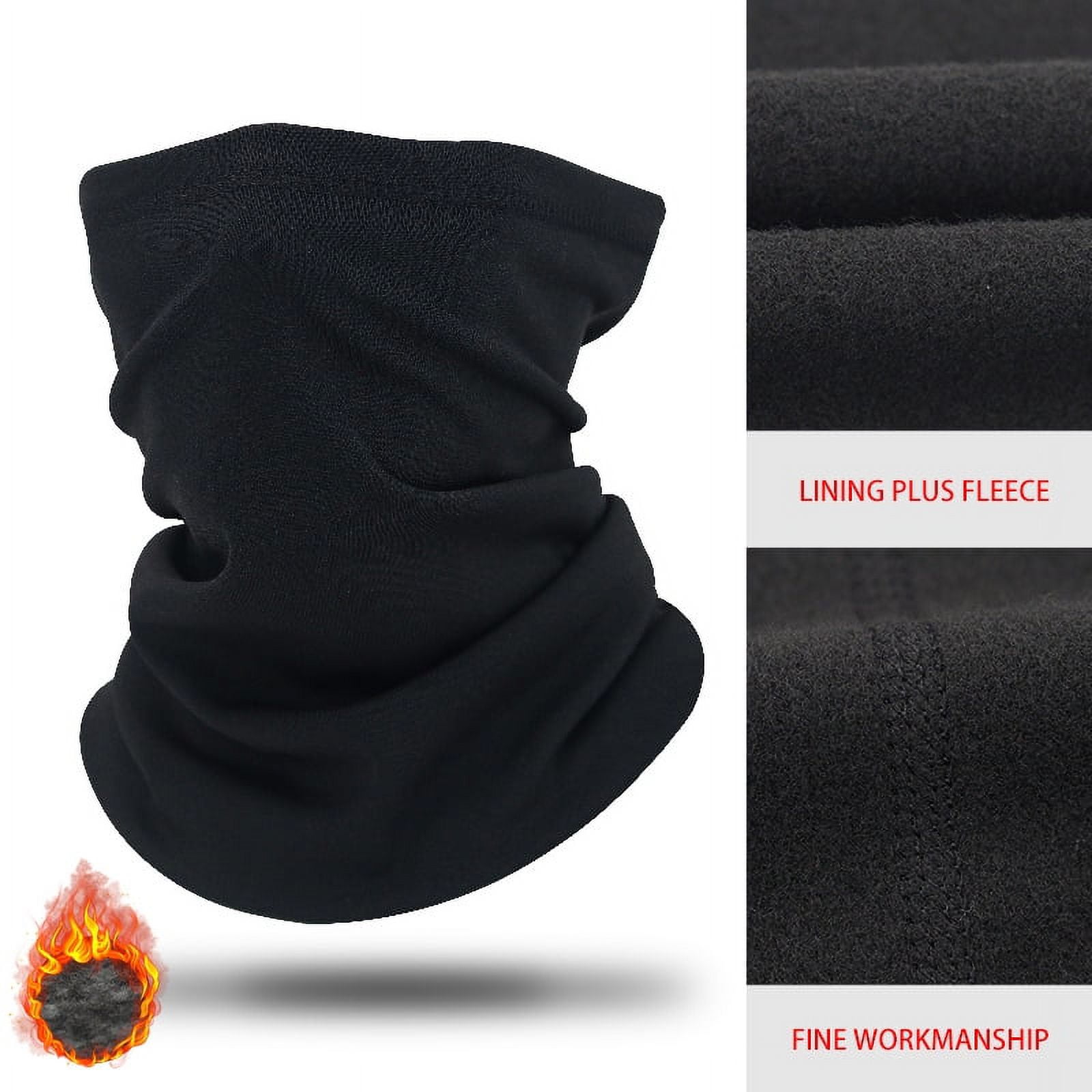 Pushtek Windproof Winter Men's Scarf Neck Warmer Tube Magic Scarf ...
