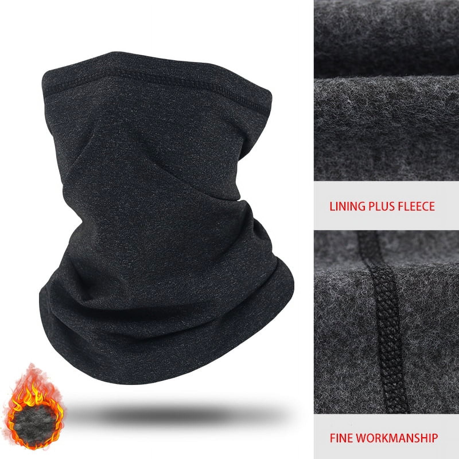 Pushtek Windproof Winter Men's Scarf Neck Warmer Tube Magic Scarf ...