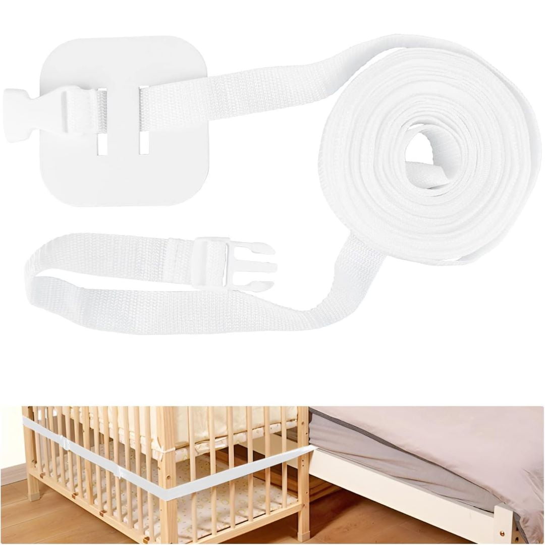 Pusili Baby Crib Splicing with Straps To Fix The Safety Belt Of The ...