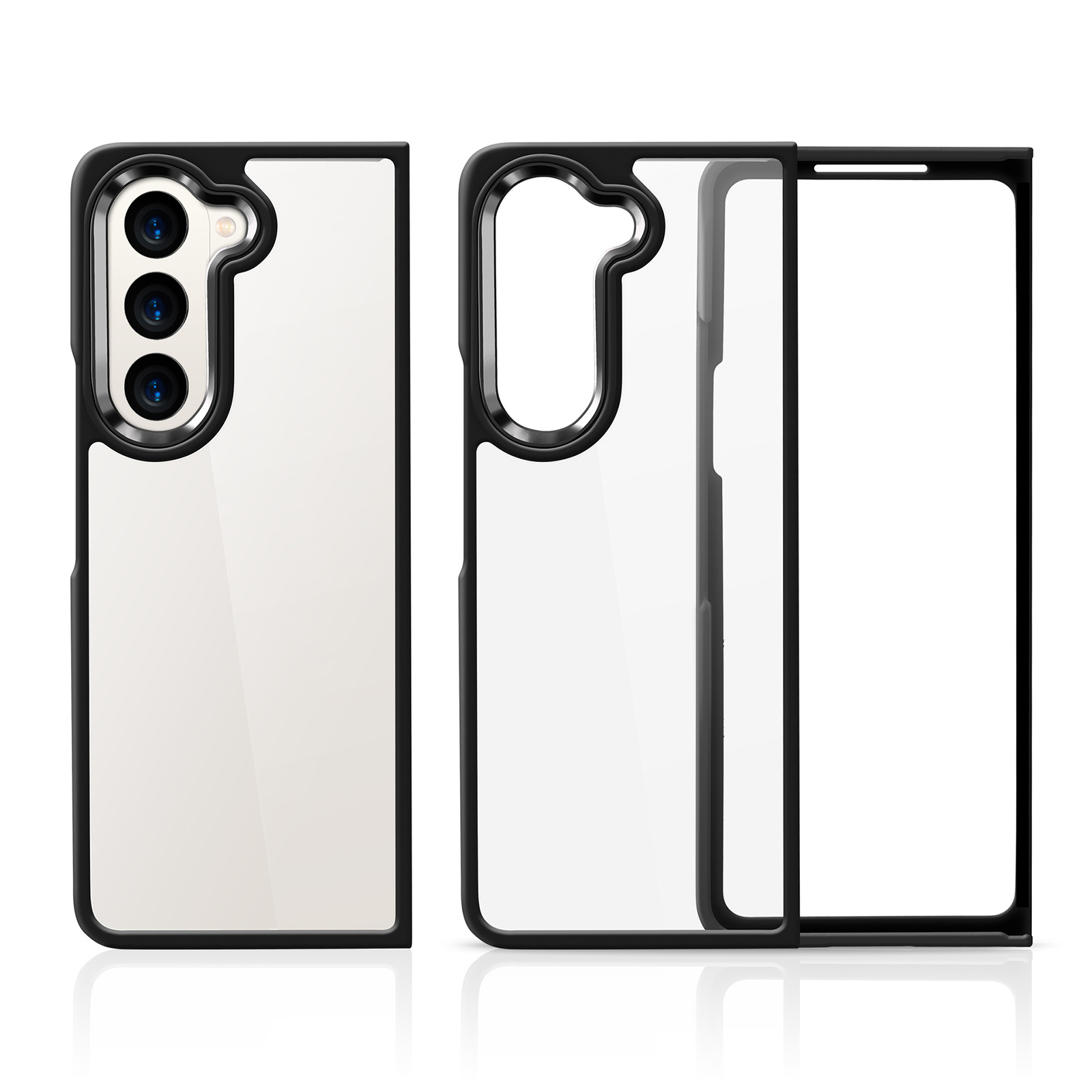 Pusili Clear Case for Samsung Galaxy Z Fold 6 Case, Non-Yellowing Hard ...