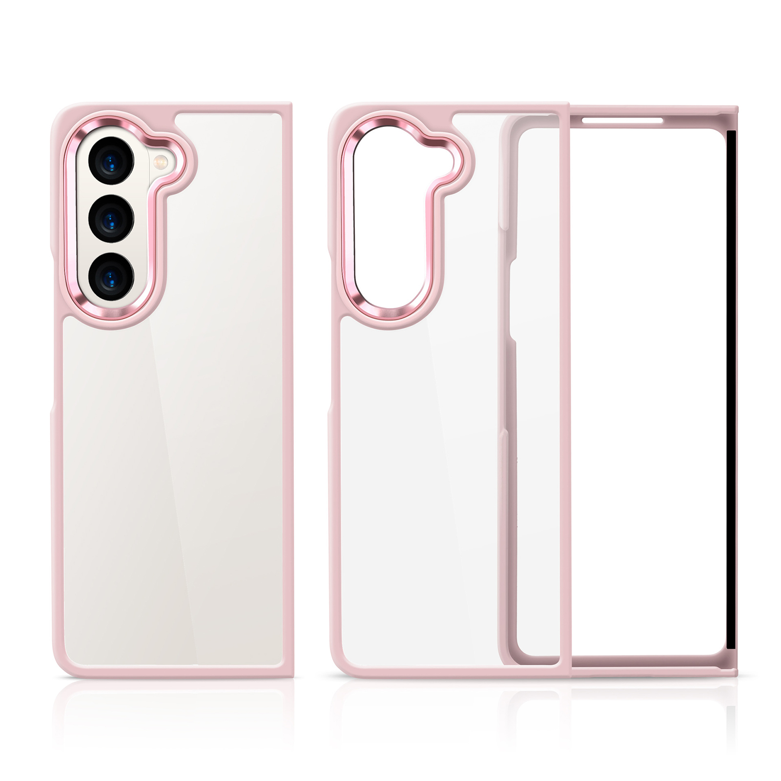 Pusili Clear Case for Samsung Galaxy Z Fold 6 Case, Non-Yellowing Hard ...