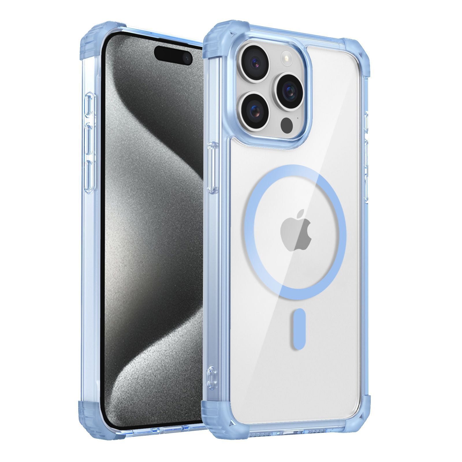 Pusili Clear Magnetic Case for iPhone 16 Pro Max/16 Pro/16 Plus/16 Four ...